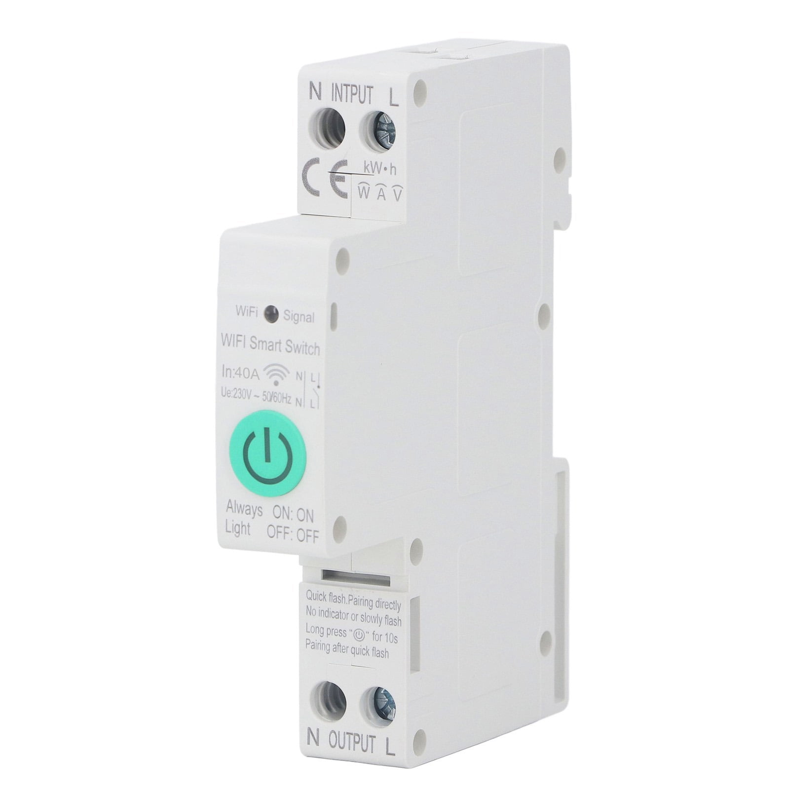 Wifi Circuit Breaker 1P 40A Remote Control Voice Control DIN Rail Smart ...