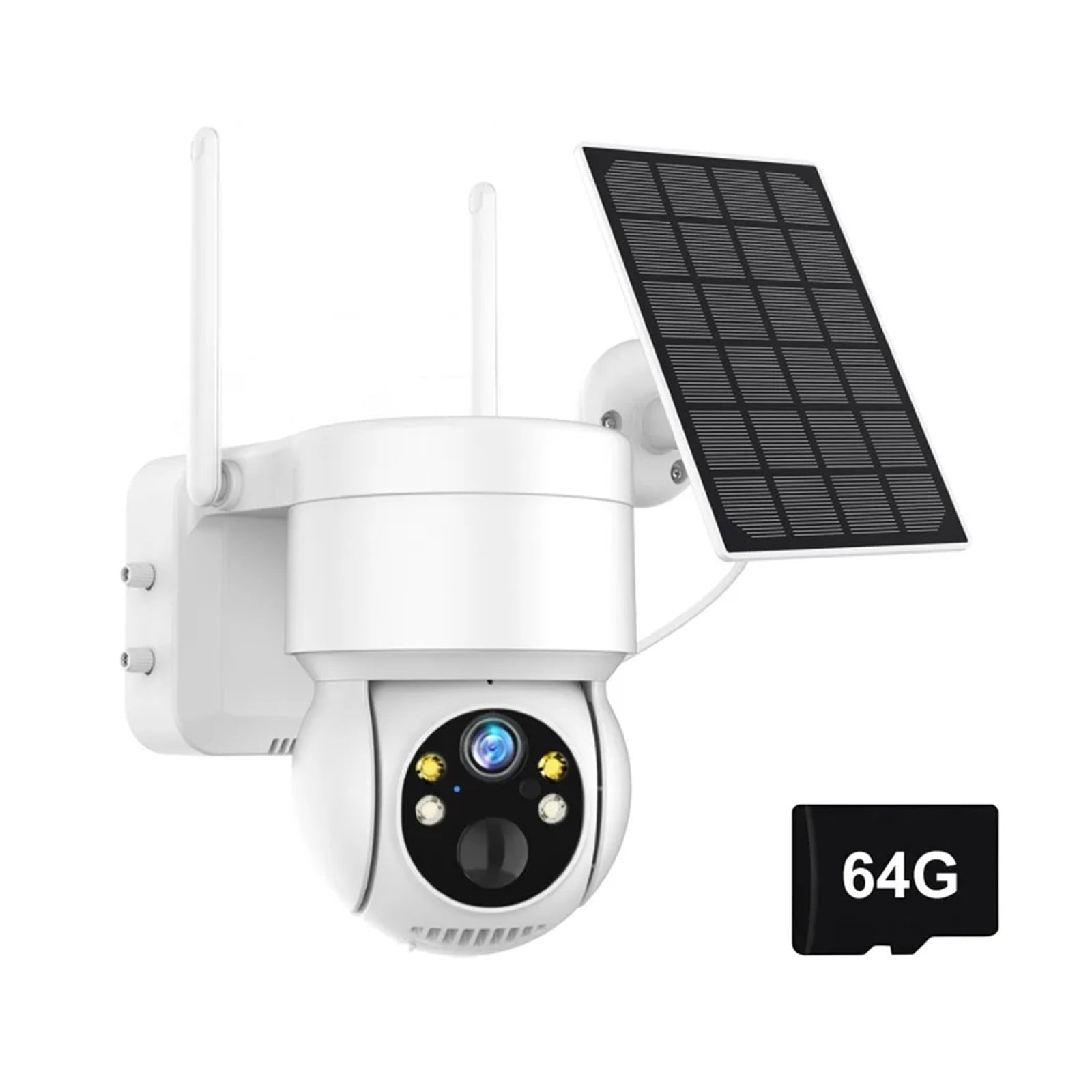 Wifi Dome Outdoor Security Solar Camera Solar Panel, Wireless IP CCTV ...