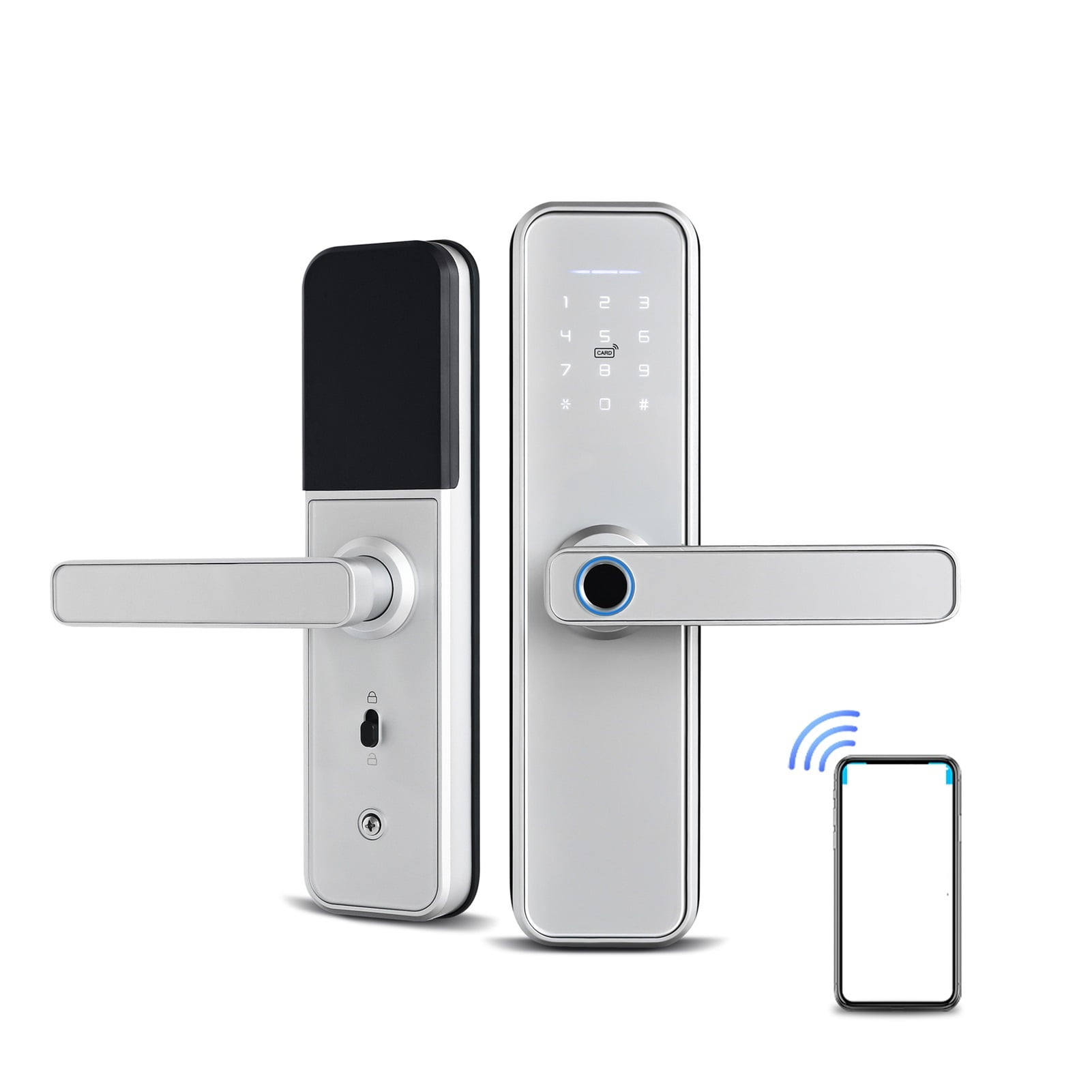 Wifi Electronic Smart Door Lock With Ttlock App, Security Biometric ...