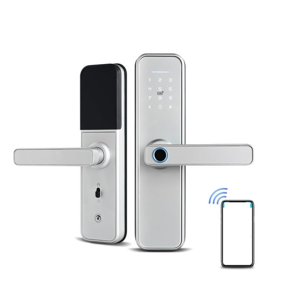 Wifi Electronic Smart Door Lock With Ttlock App, Security Biometric ...