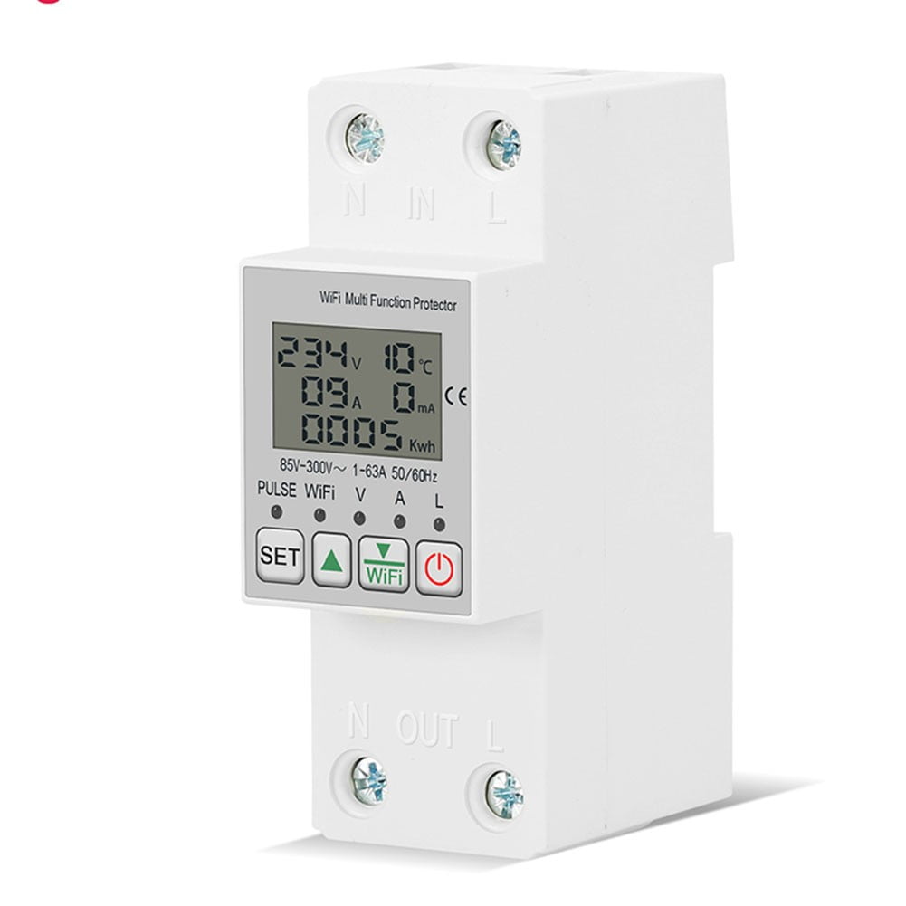 Wifi Energy Meter Kwh Metering Switch With Voltage Current And ...