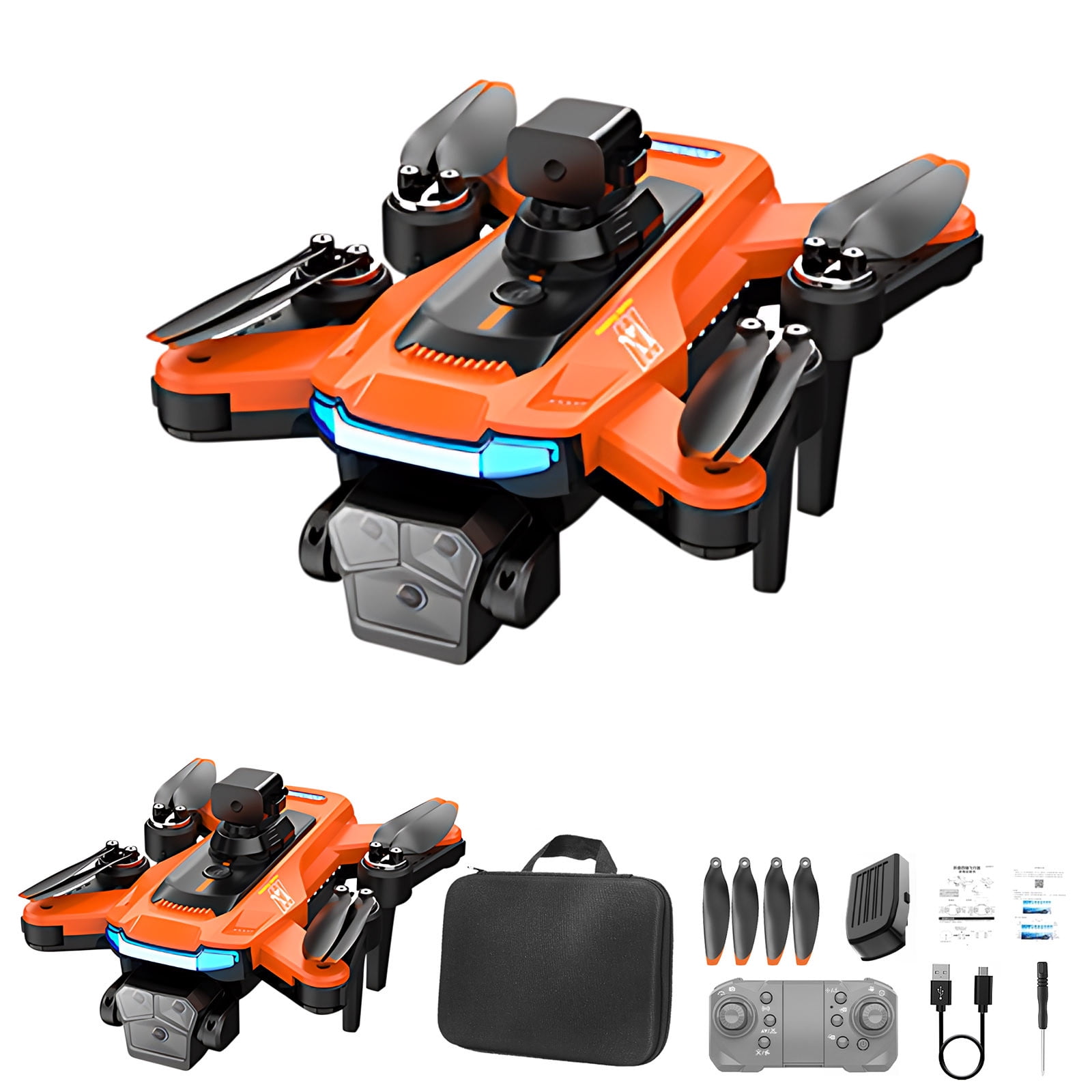 Wifi Fpv Drone With 4K Camera Brushless Motor Quadcopter Auto Return ...