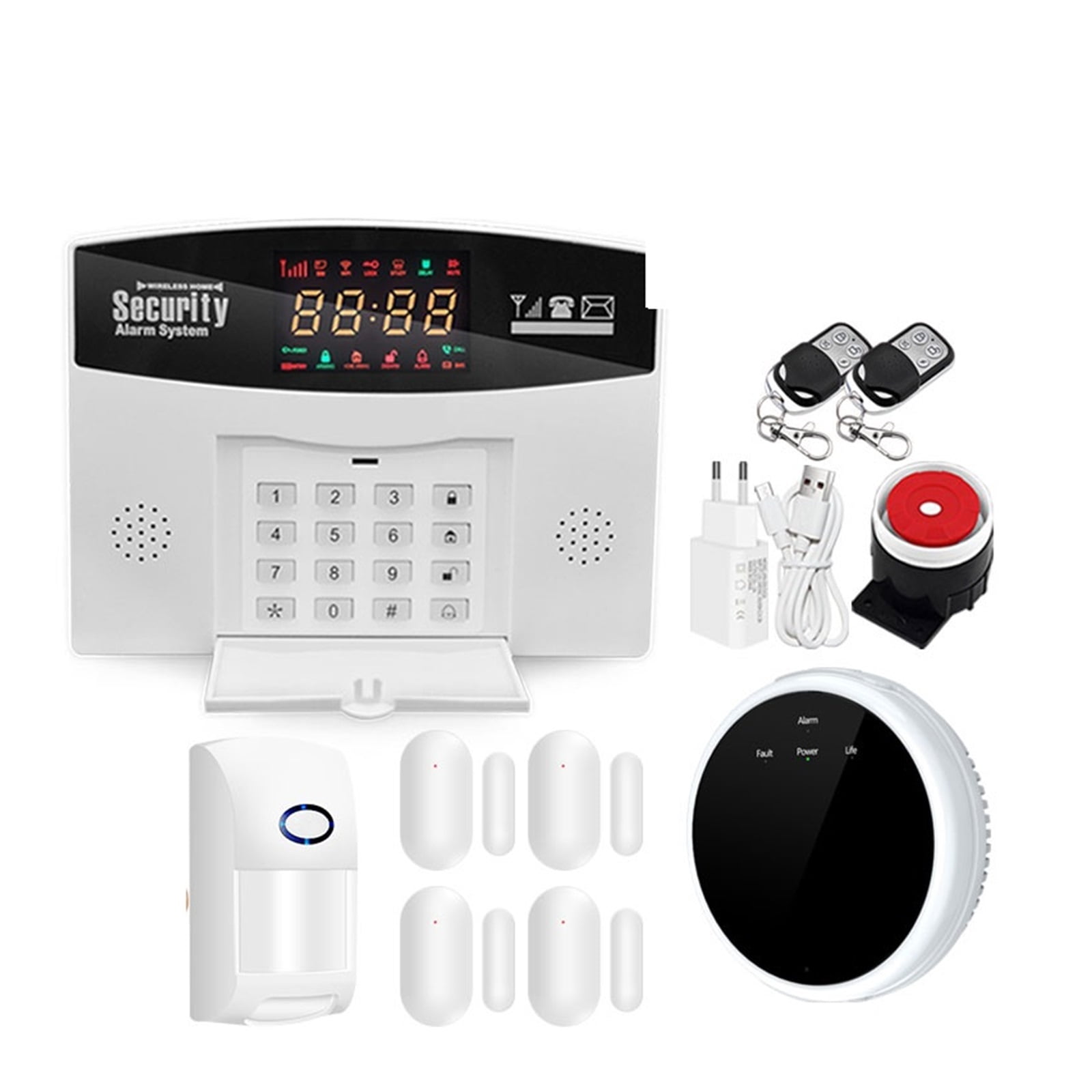 Wifi GSM Alarm System Wireless Host Tuya Smart Home Burglar Security ...