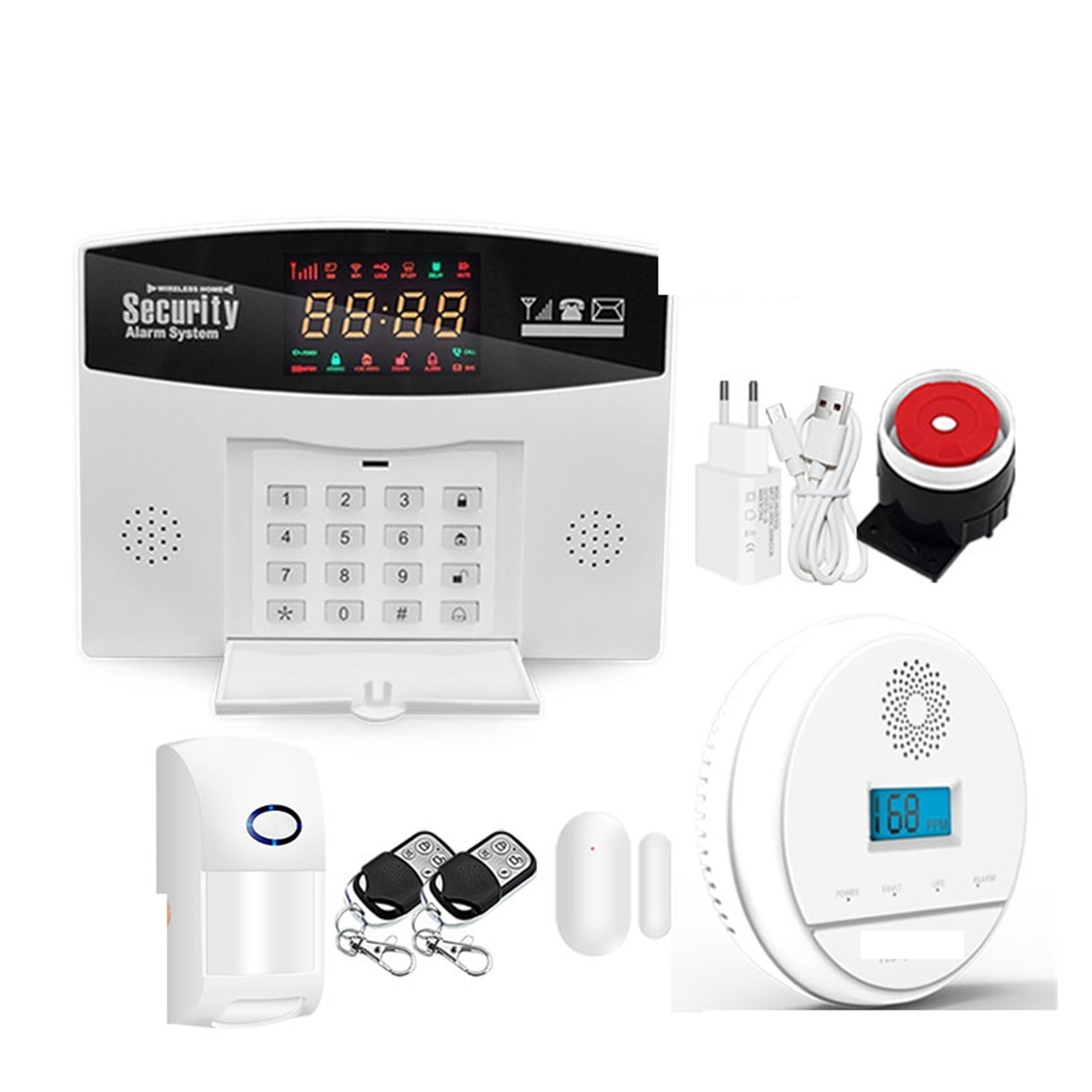 Wifi GSM Alarm System Wireless Host Tuya Smart Home Burglar Security ...