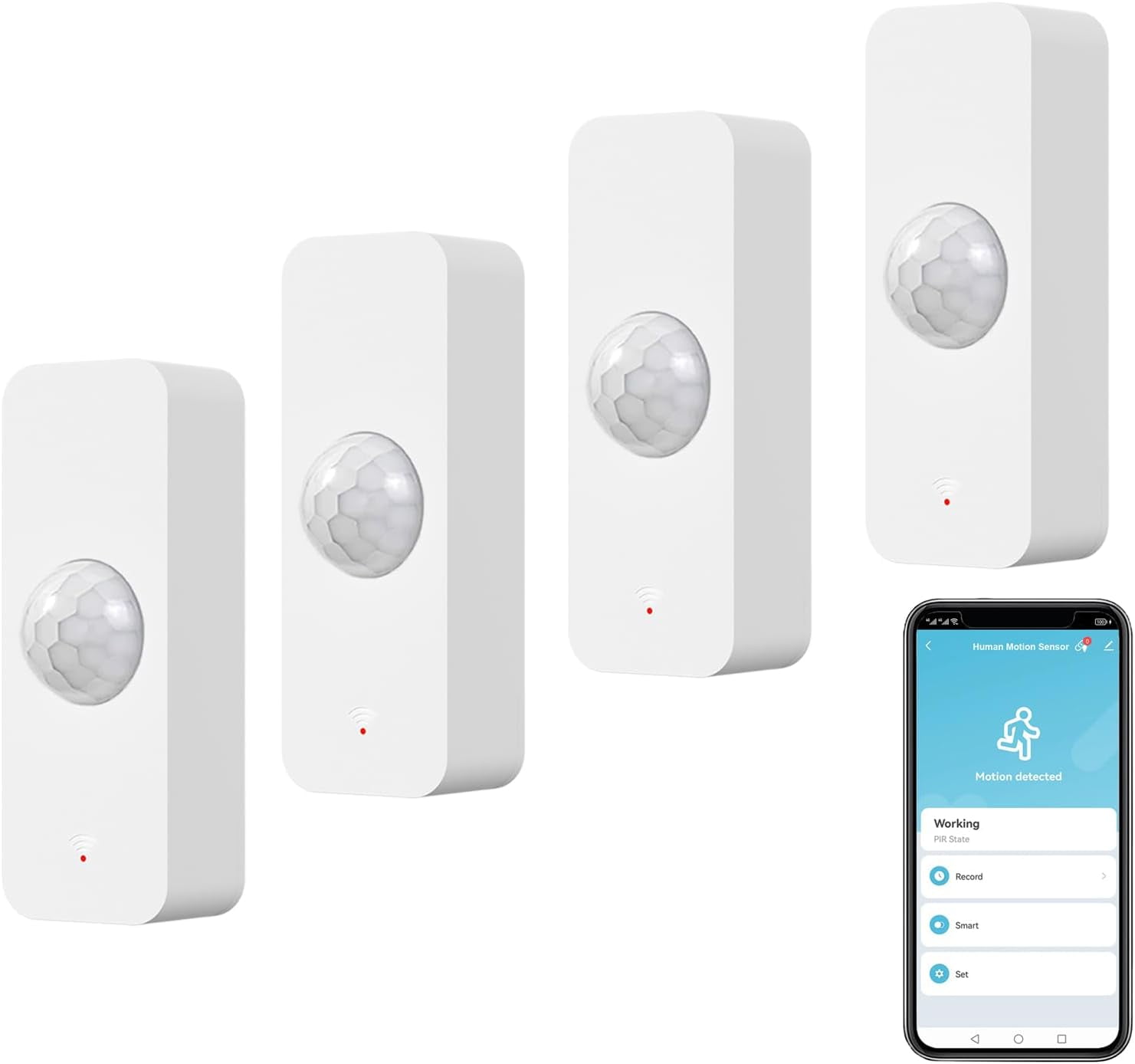Wifi Motion Sensor, Smart Motion Detector For Home Security, Wireless ... Wifi Motion Sensor, Smart Motion Detector For Home Security, Wireless ...