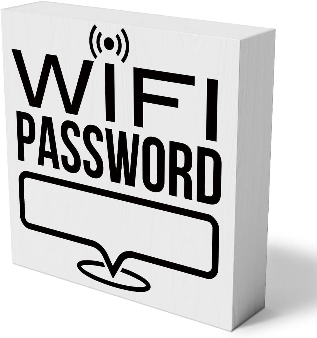 Wifi Password Wooden Box Sign Home Office Wall Decor 5x5 Inch Rustic ...