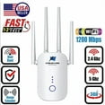 Wifi Range Extender Repeater 1200Mbps Wireless Amplifier Router Signal ...