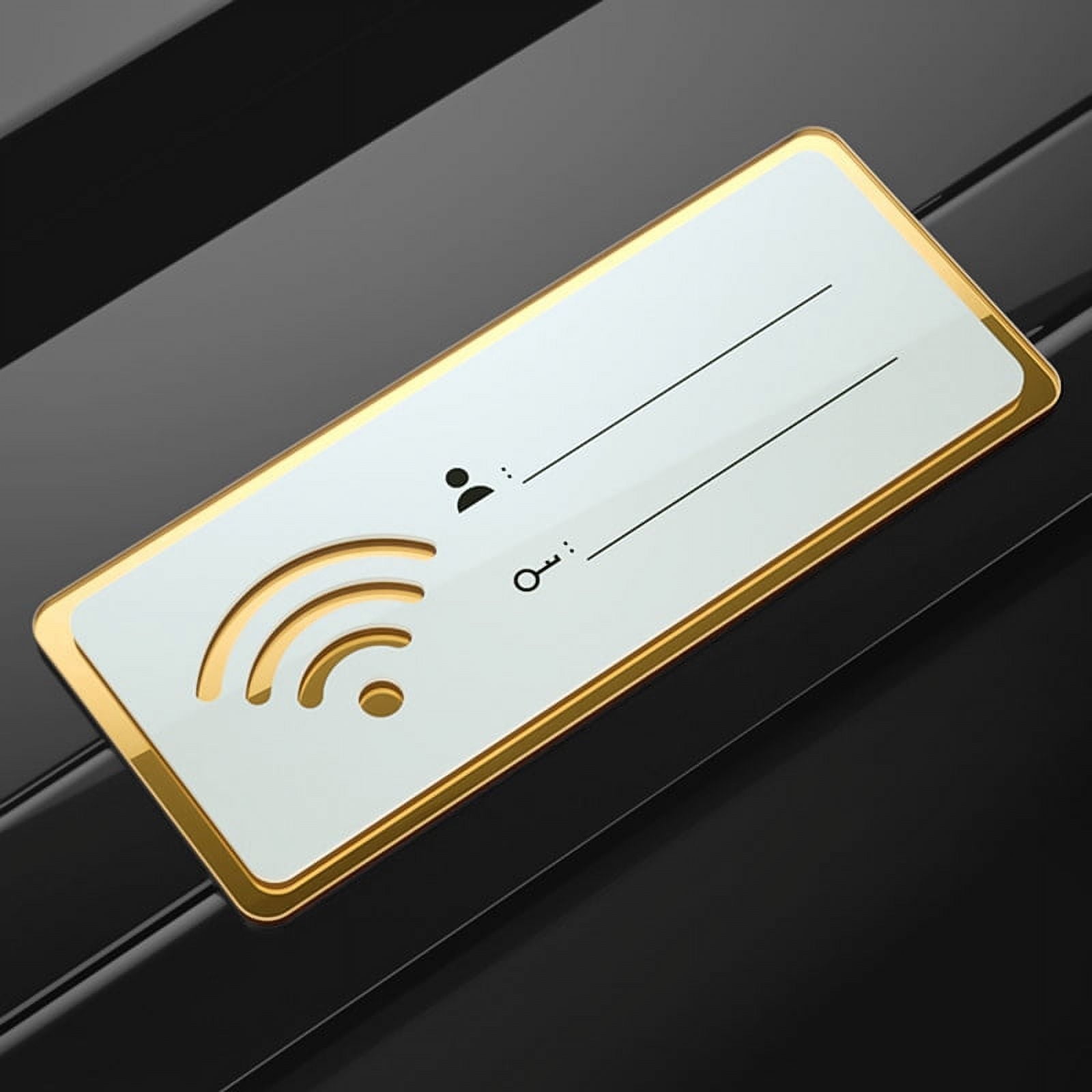 Wifi Sign Password Wall Plaque Acrylic Wireless Network Hotel Guest ...
