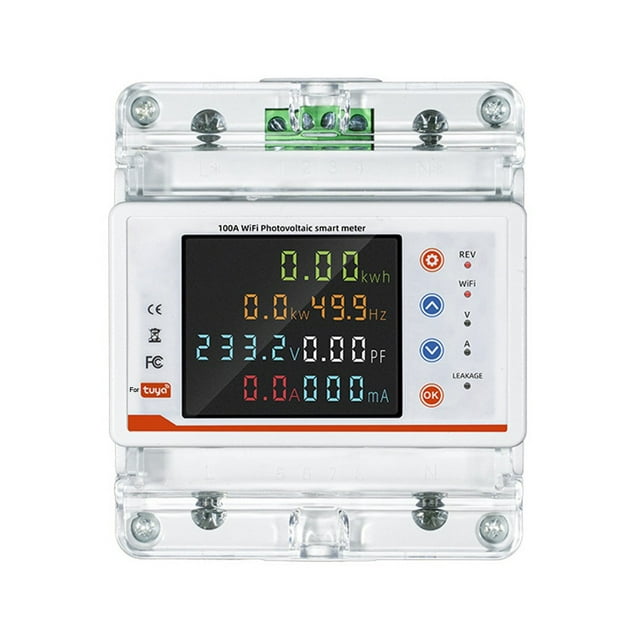 Wifi Single Phase Meter with Surge Protection Smart Circuit Breaker for ...