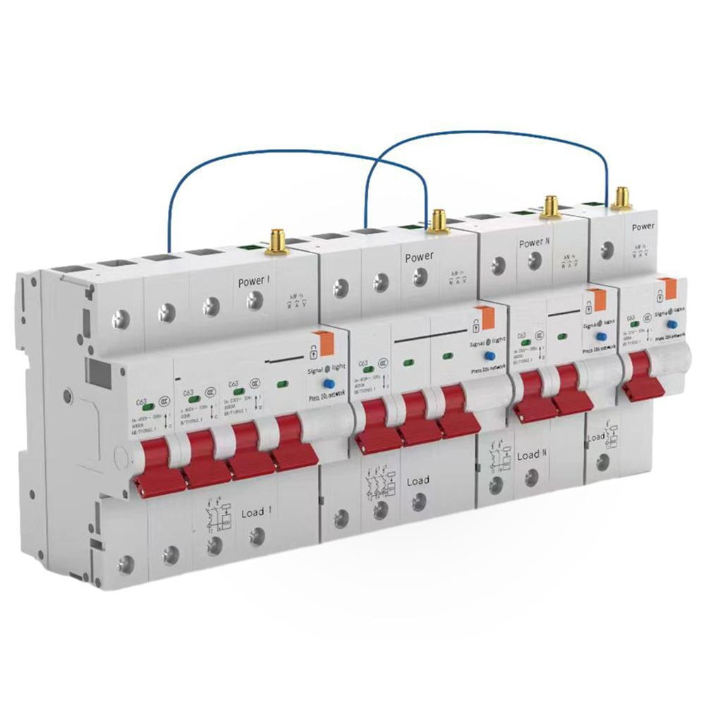 Wifi Smart Circuit Breaker 1/2P 63A Overload Short Circuit Protection ...