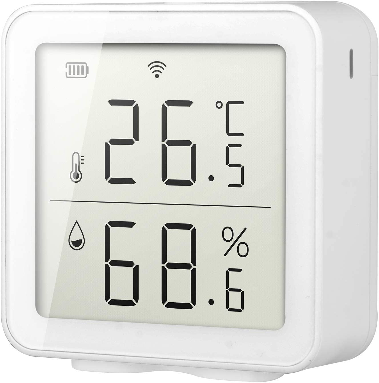 Wifi Smart Home Accurate Digital Thermometer Hygrometer Wifi Temperature Humidity Sensor ...