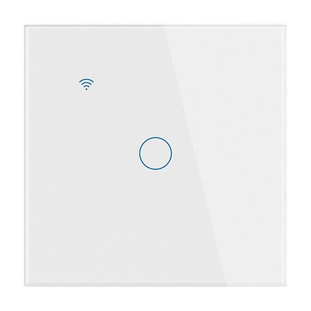Wifi Smart Light Switch 1/2/3/4 Gang Glass Screen Touch Panel Voice Control Wireless Wall ...
