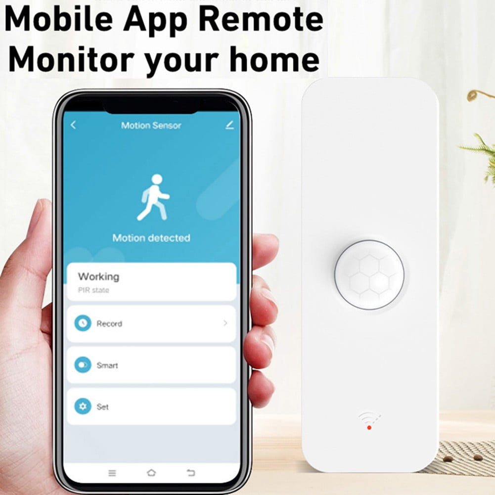 Wifi Smart Motion Sensor, Wireless Pir Motion Sensor, 128 Degree ...
