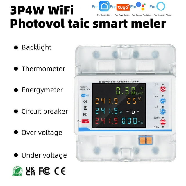Wifi Three Phase Smart Circuit Breaker Energy Meter Multiple Protection ... Wifi Three Phase Smart Circuit Breaker Energy Meter Multiple Protection ...