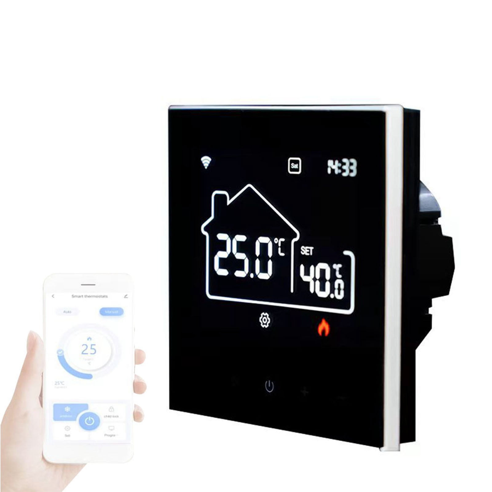 Wifi WiFi Indoor Central Air Conditioning Thermostat Floor Heating All ...