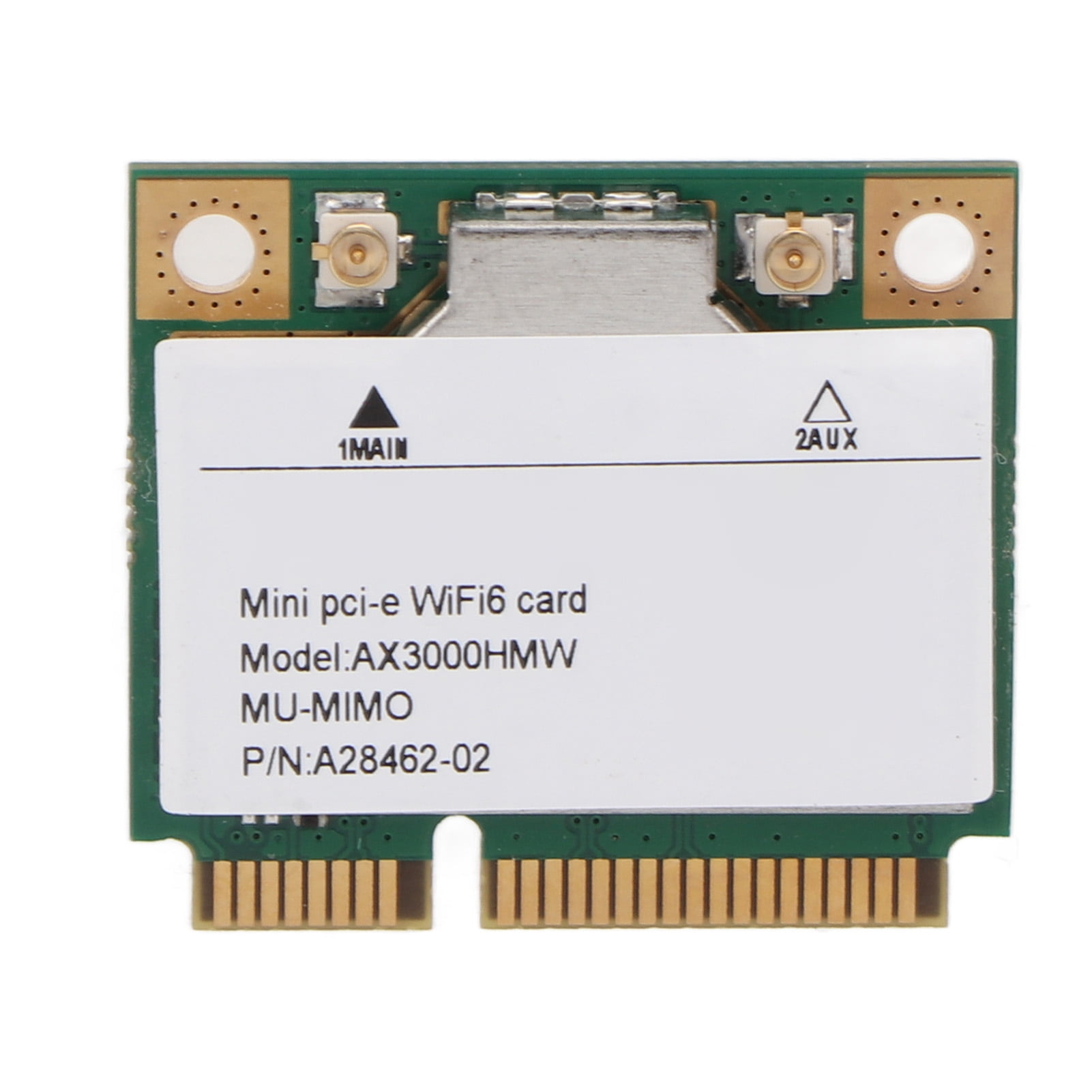 Wifi6 Network Card,Mini PCIE Network Card Wifi6 3000Mbps High Speed ...