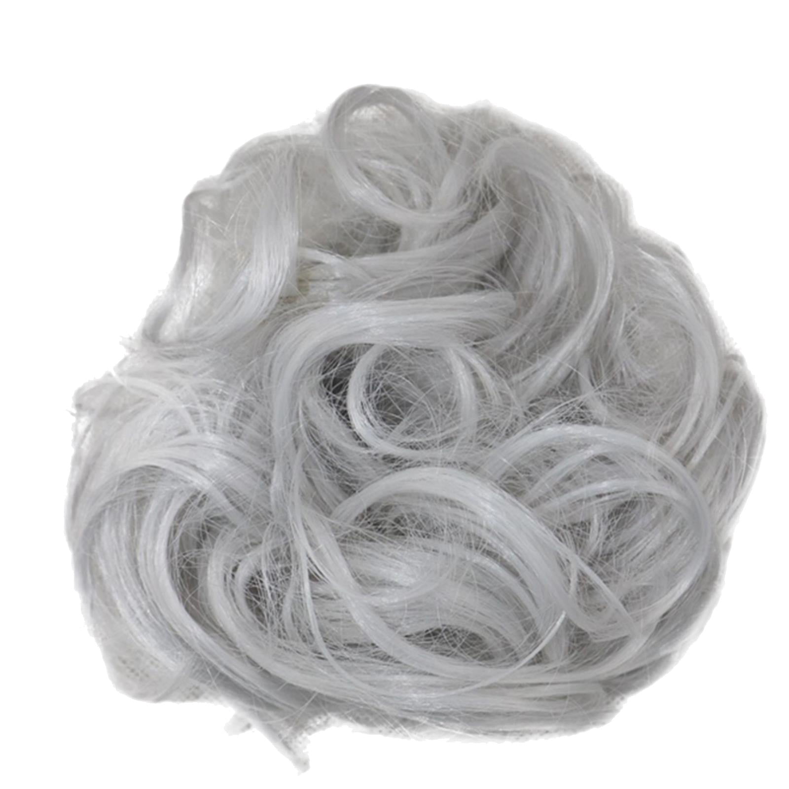 Wig Band Hair Topper Wig Cap Headband Wig Curly Bun Extension Messy Bun ...