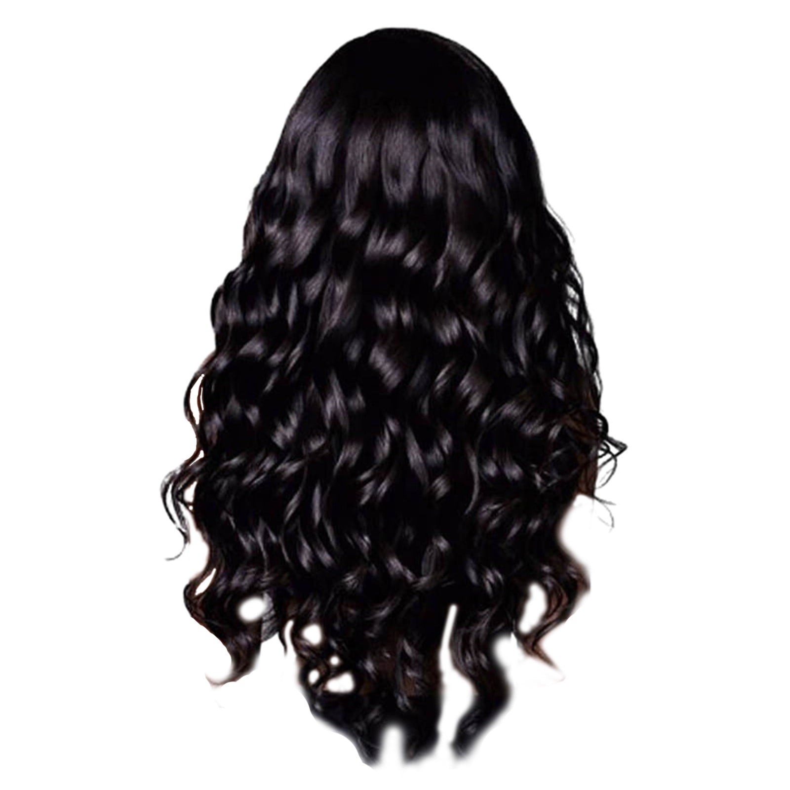 Wig with Bangs, Wigs for Women, Fashionable Long Curly Hair Wig, Two ...