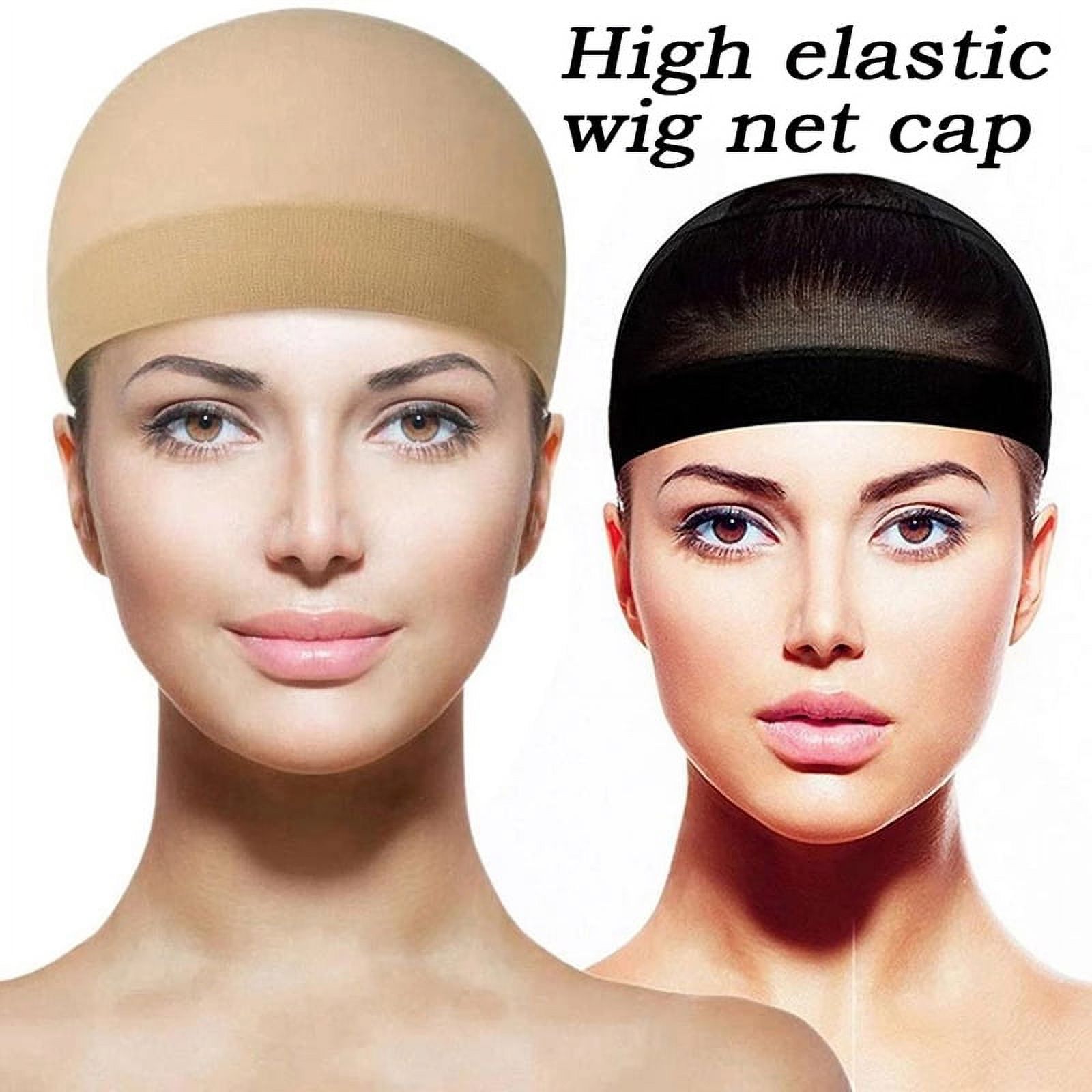 Wig Cap Net Liner Weaving Caps Convenience Stretchy Nylon Closed End ...