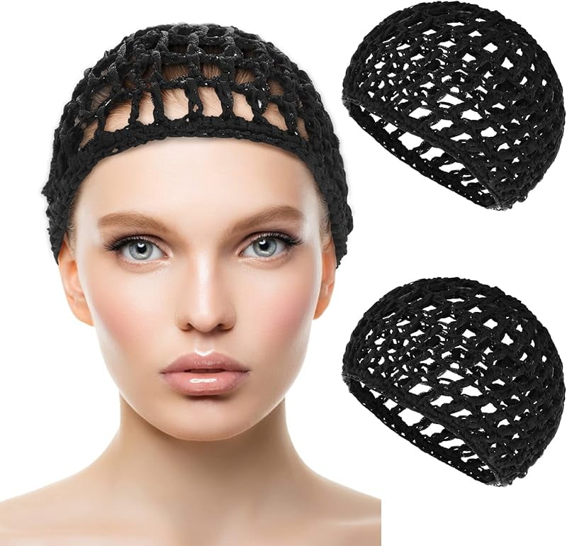 Wig Cap Thick Long Hair Caps Adjustable Net Mesh Braided Weaving Making ...