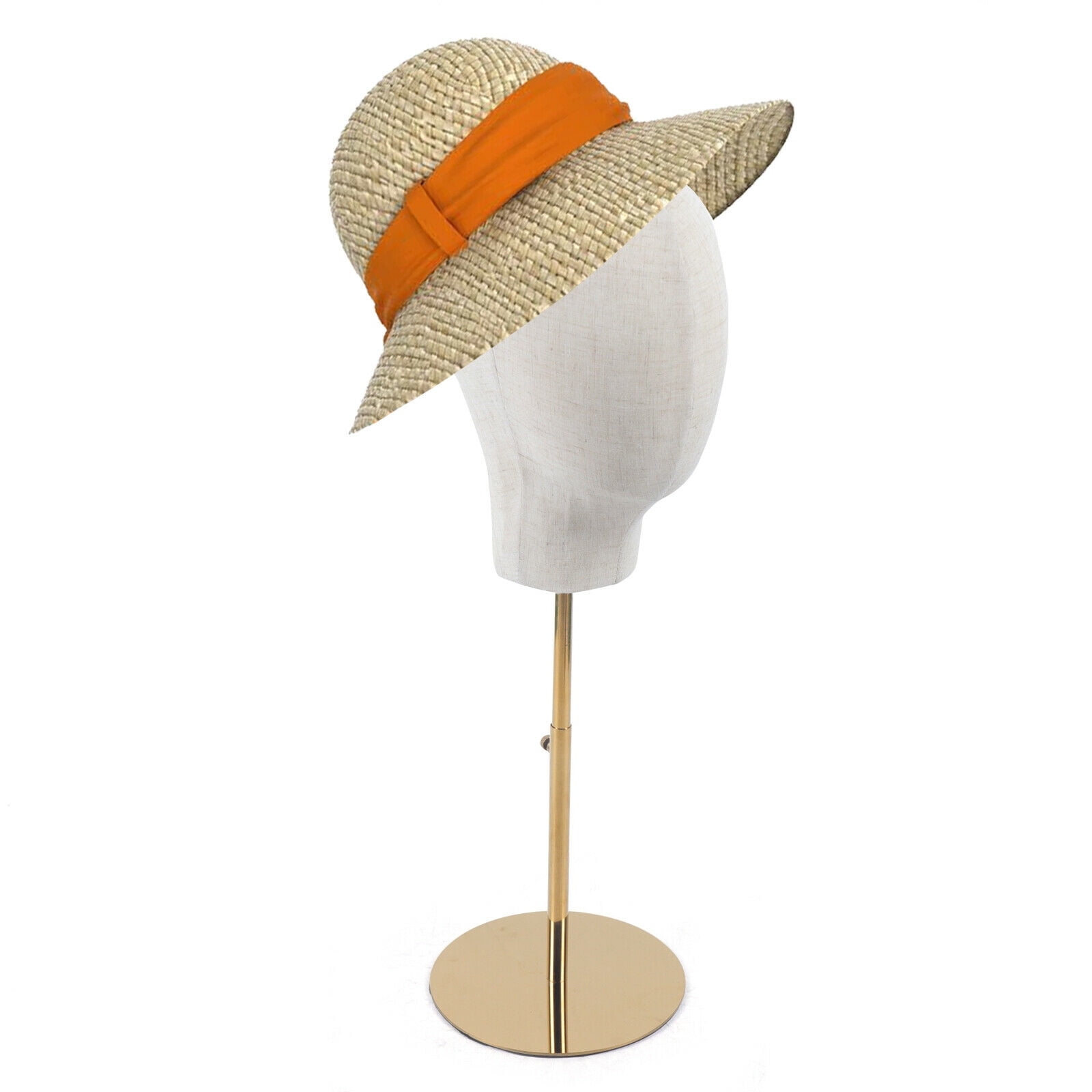 Wig Display Stand Mannequin Head Cap Hair Rack Hat Holder Adjustable ...