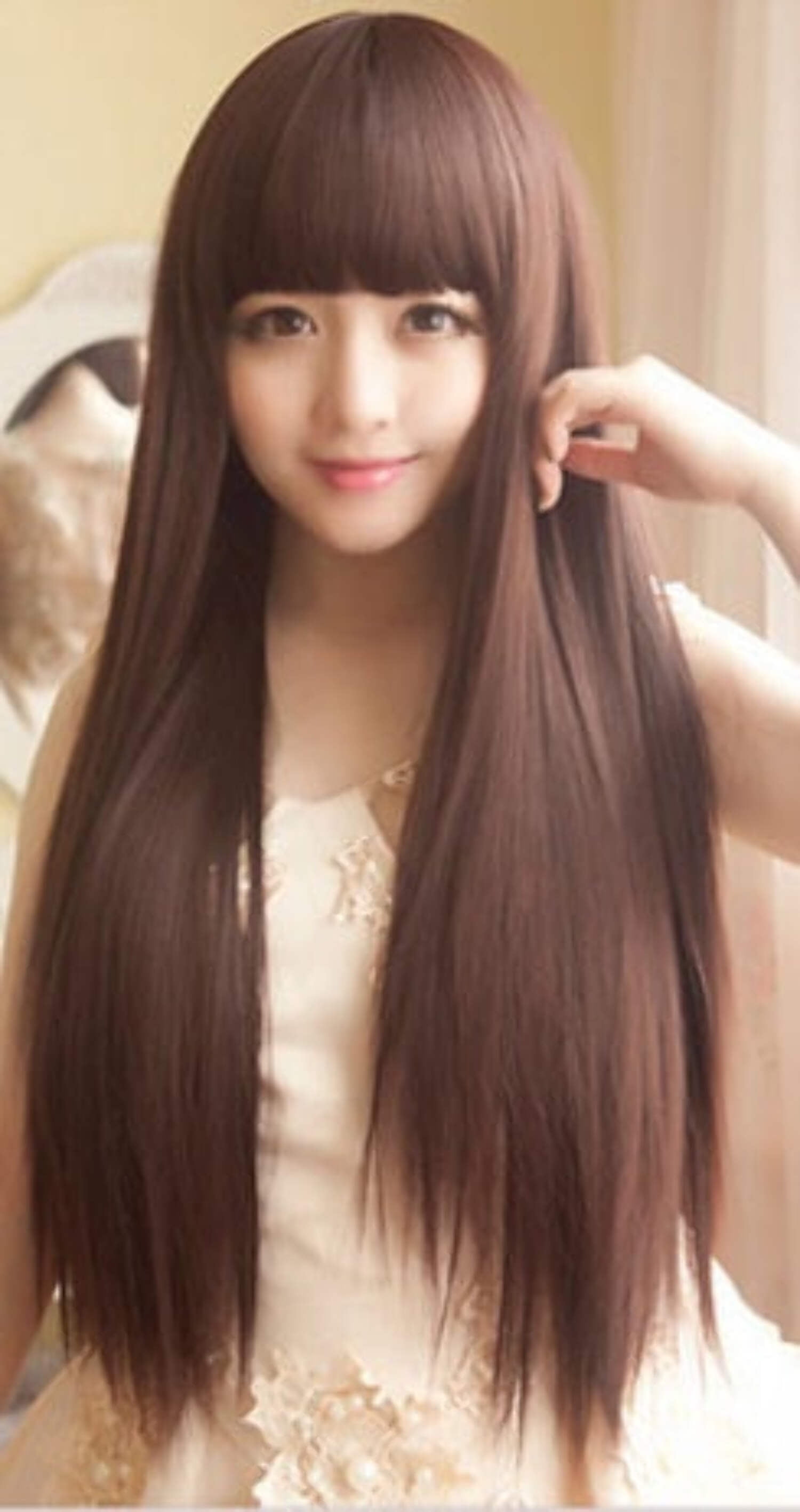 Female Long Straight Hair Wig - Walmart.com