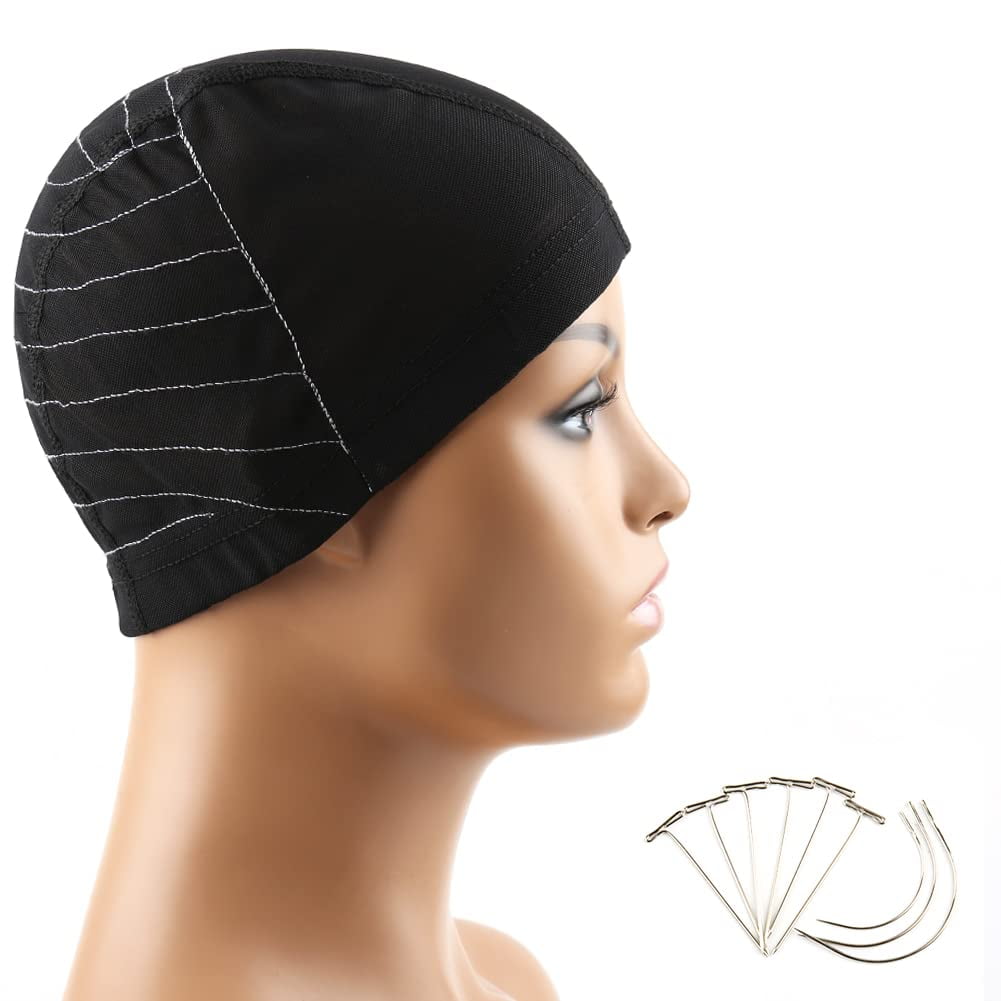 Wig Guideline Map Dome Cap for Lace Front Wigs, Stretchable Mesh Cap ...