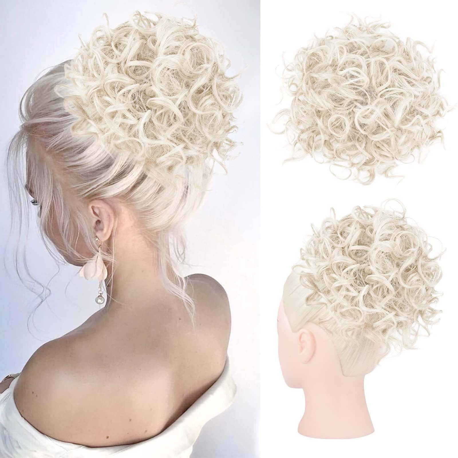 Wig Hair Wraps High Temperature Silk Small Curly Hair Wraps Drawstring ...