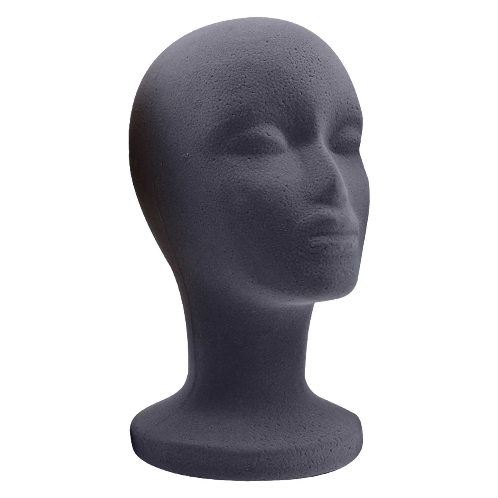 Wig Head Tall Female Foam Mannequin Wig Stand And Holder For Style ...