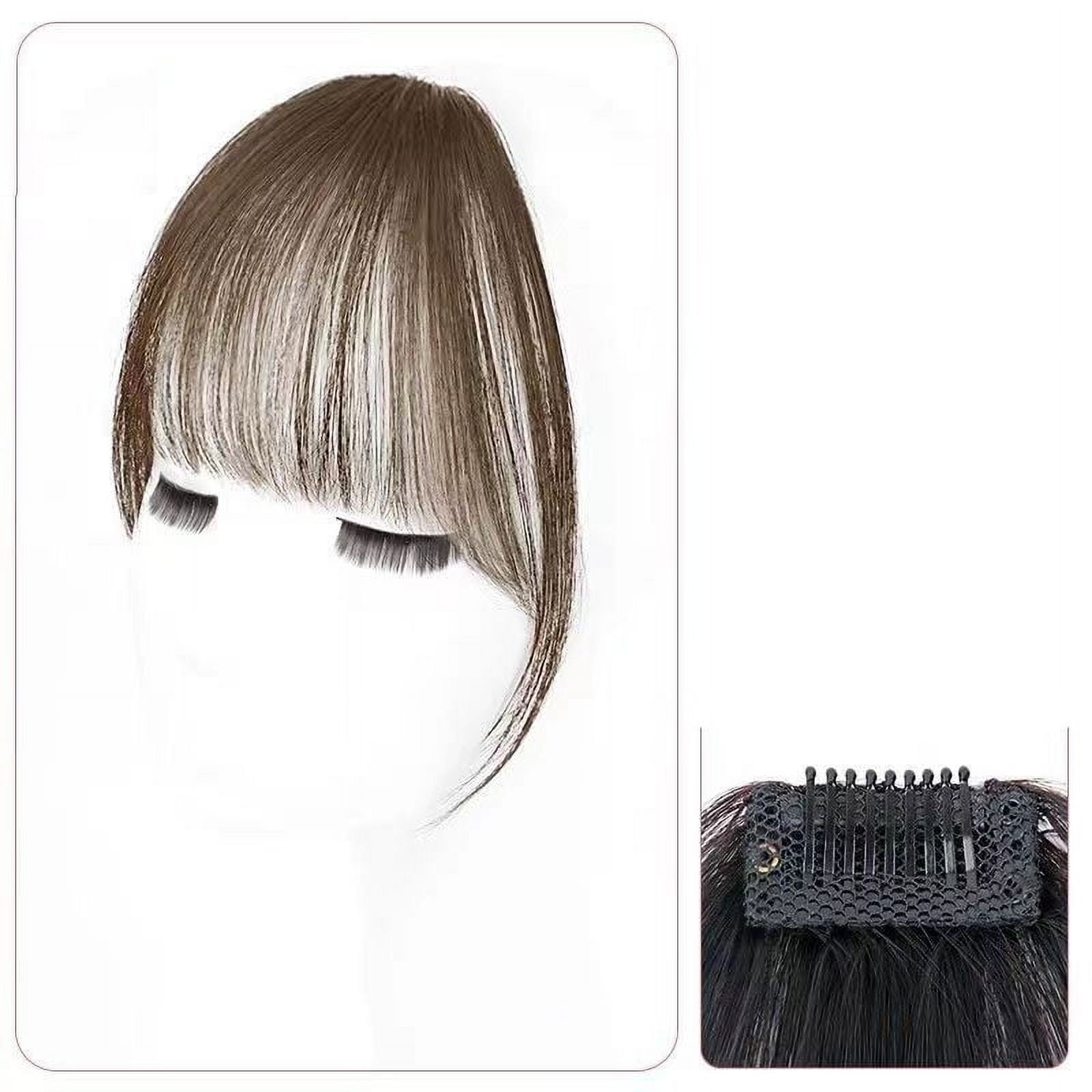 Wig Headband Air Bangs Natural Invisible Straight Bangs Seamless ...