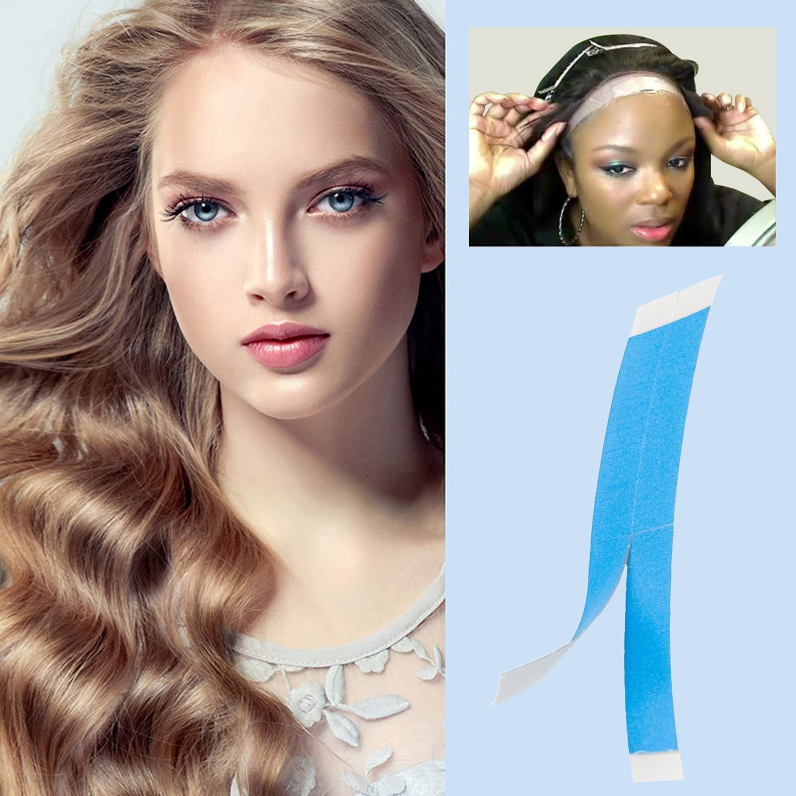 Wig,Lace Front Wig Tape Double Wig Tape Lace Wig Strong Hold Tape Hair ...