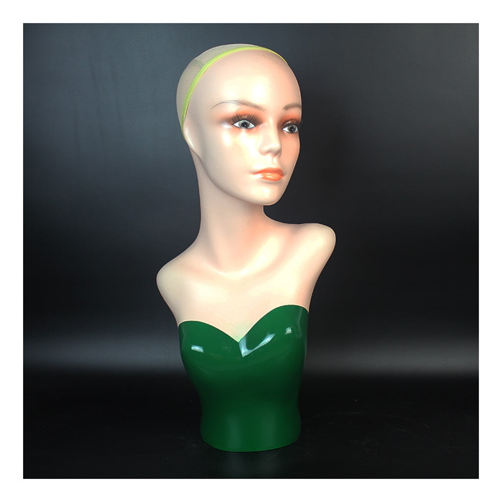 Wig Model Head Lady Head Mold Wig Hat Scarf Mall Display Wig Head Model ...