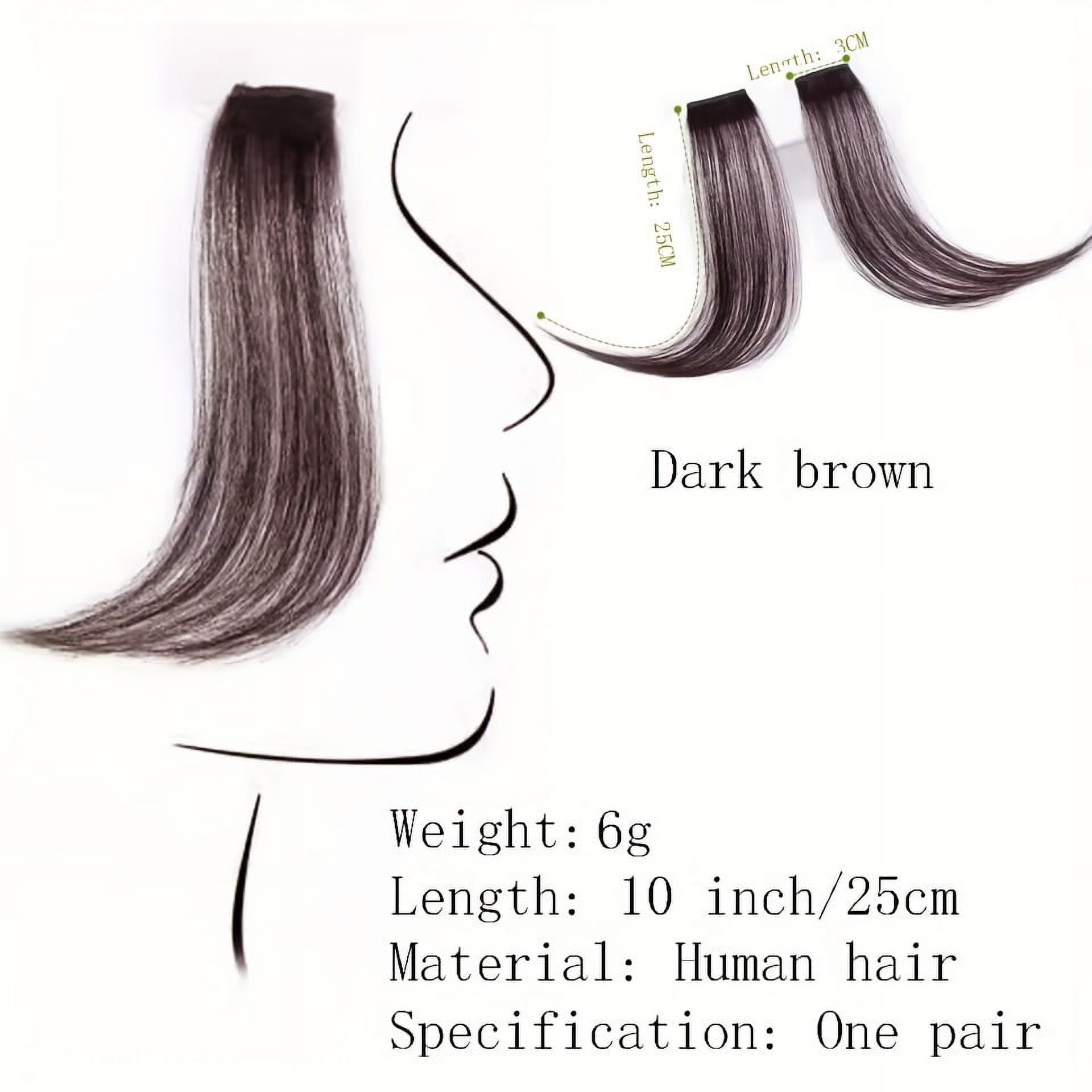 Wig Pieces For Women Simulated Hair On Topper Natural And Fluffy Bangs ...