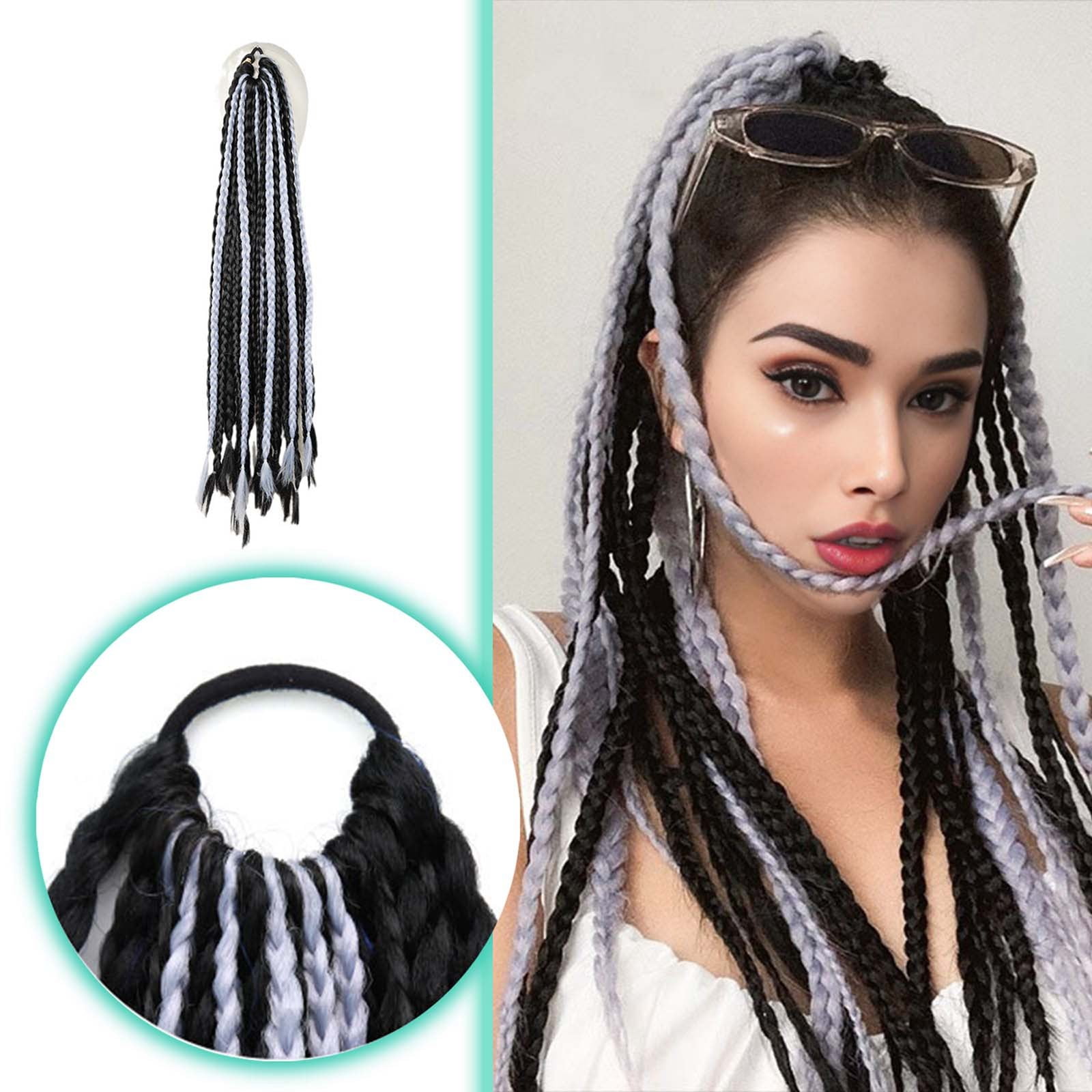 Wig Ponytail African Braid Wig Braid Color Braid European And Hop Style ...
