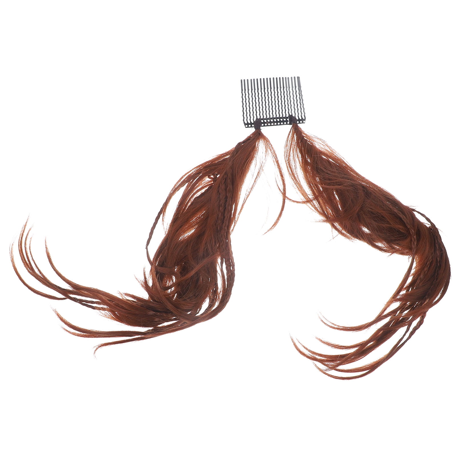 OHOIOLLA Clip On Hair Topper Dark Red Ponytail Attachment 1Set 15.72X2 ...