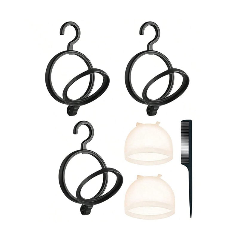 Wig Stands, Wig Hangers,Foldabe Wig Holders For Hanging Multiple Wigs ...
