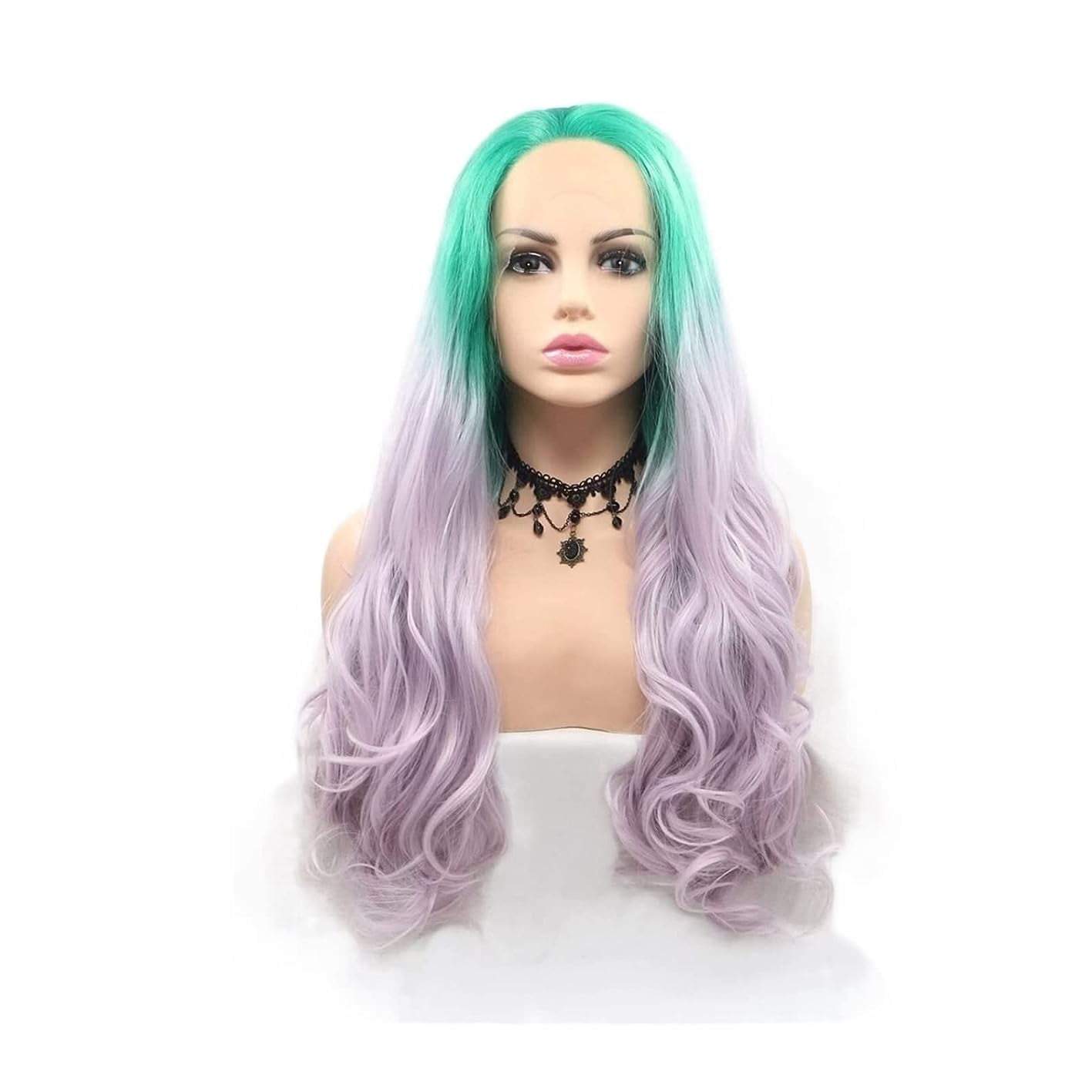 Wig real wigs lace front kawaii wig high temperature silk wig long ...