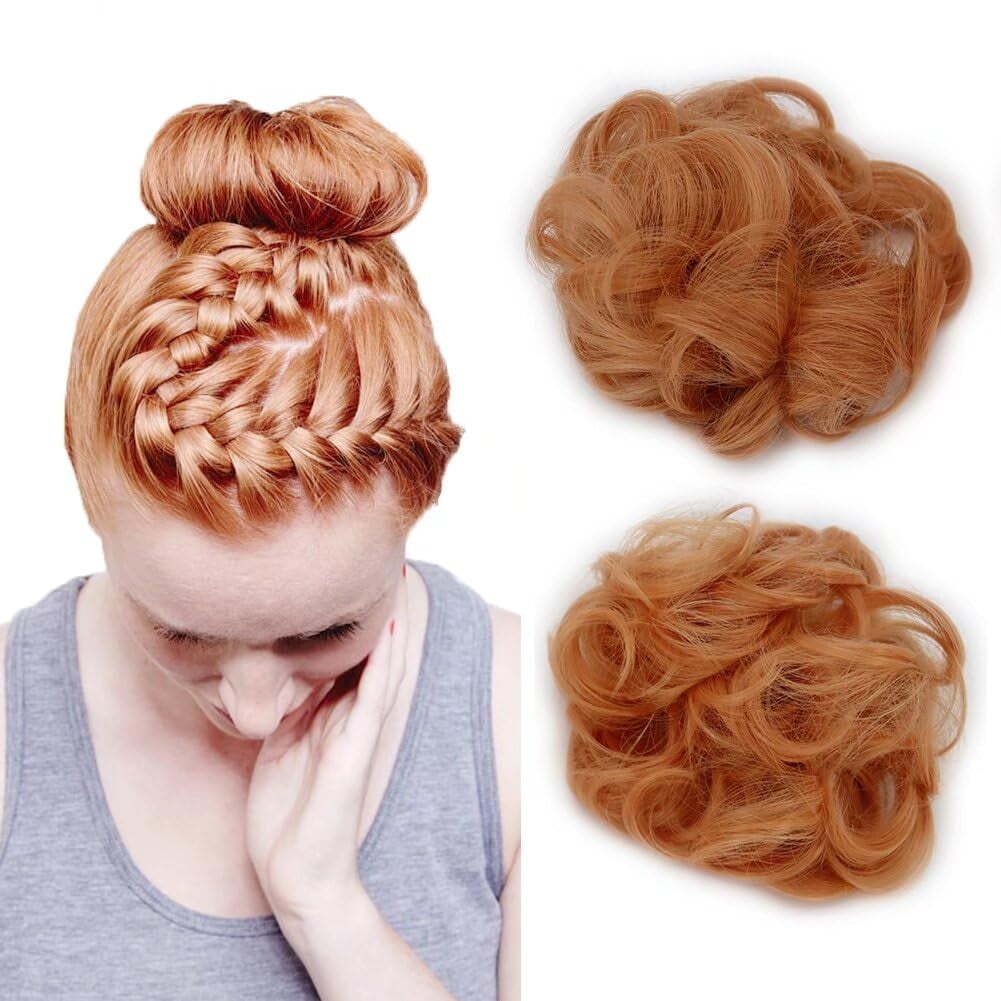 Wig rings , Messy bun hair pieces hair tie hair pieces hair pieces for ...
