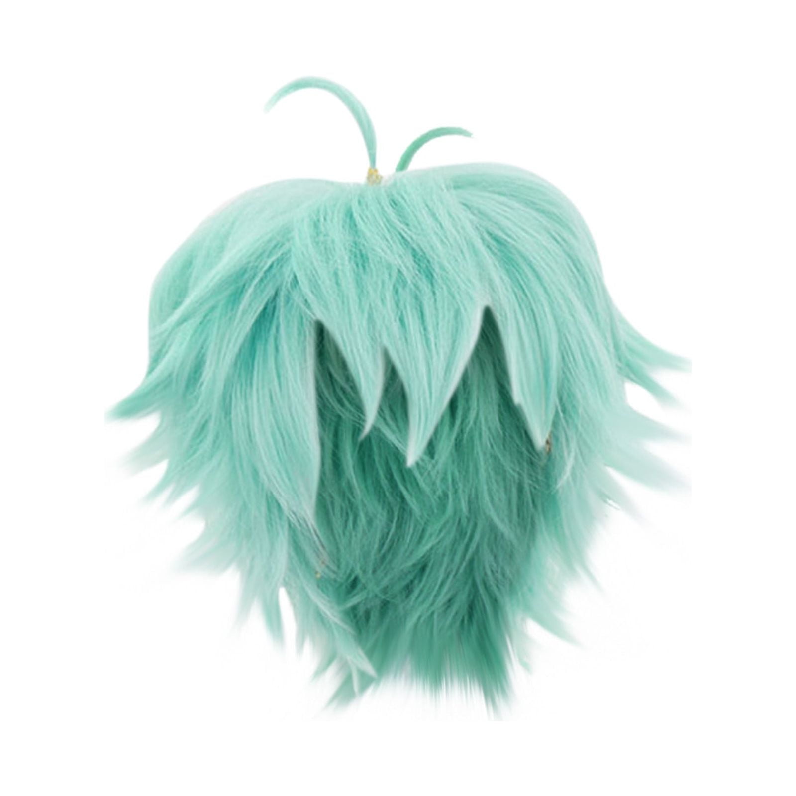 Wig with Bangs, Wigs for Women, Green Inverted Short Hair Cosplay Wig ...