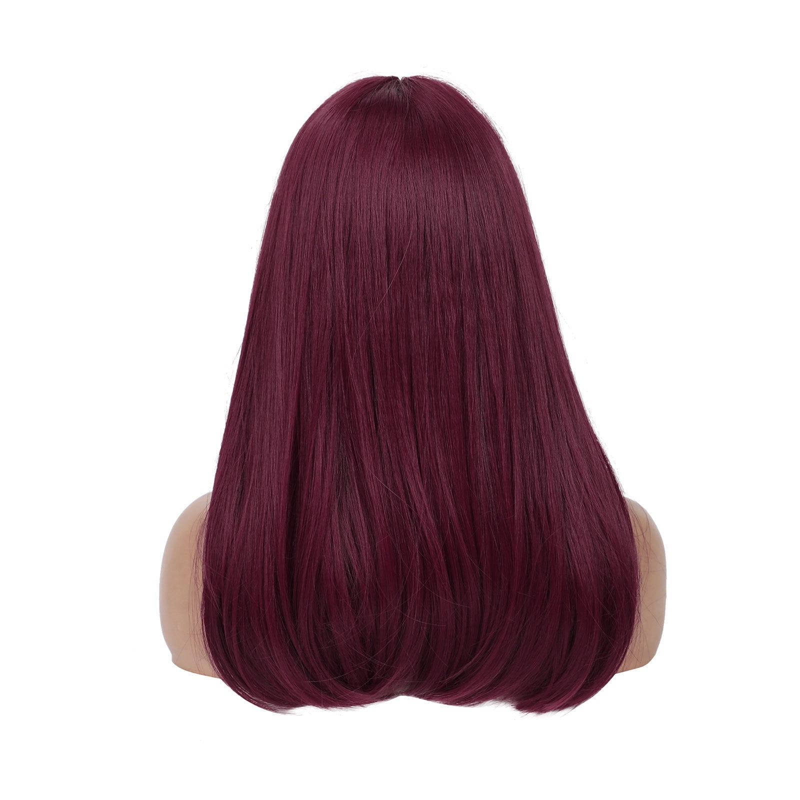 Wig with Bangs, yelldesk Wigs for Women, 40cm High Temperature Silk Wig ...