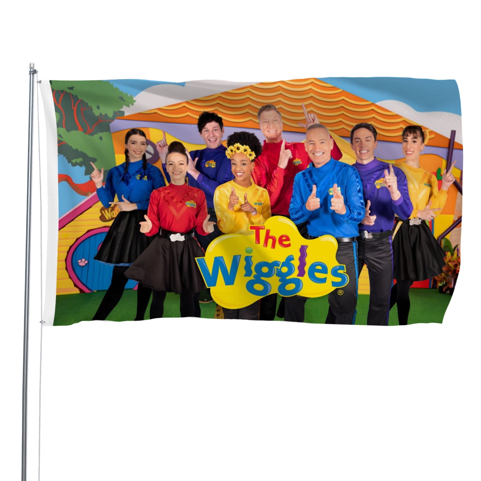 Wiggles-themed Printed Flag Perfect gift for fans, friends, and family ...