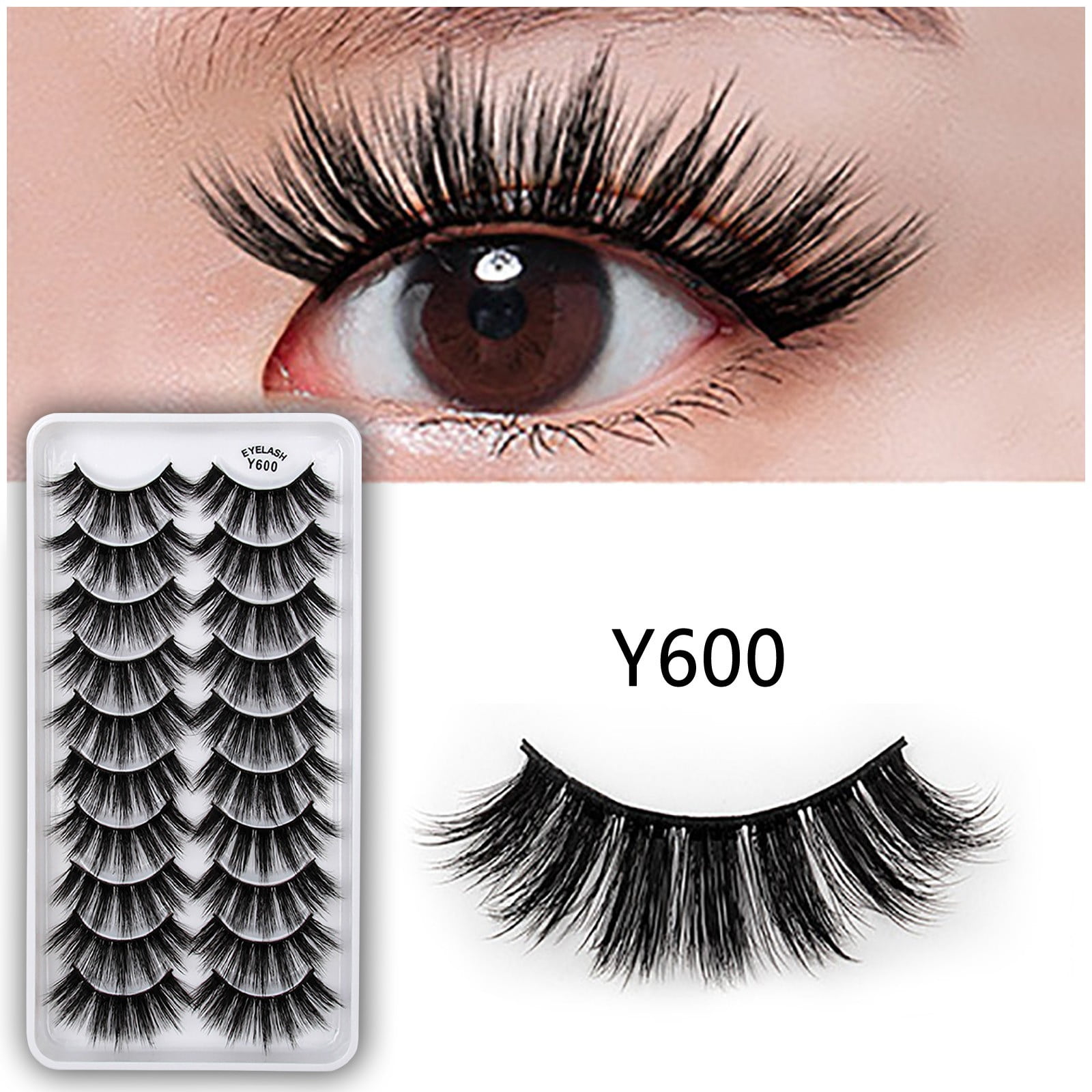 Wiggly Eyes with Eyelashes Store Lashes .18 Wispy Lashes 19mm False ...