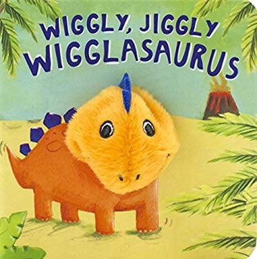 Pre-Owned Wiggly, Jiggly Wigglasaurus Finger Puppet Book (Board book ...