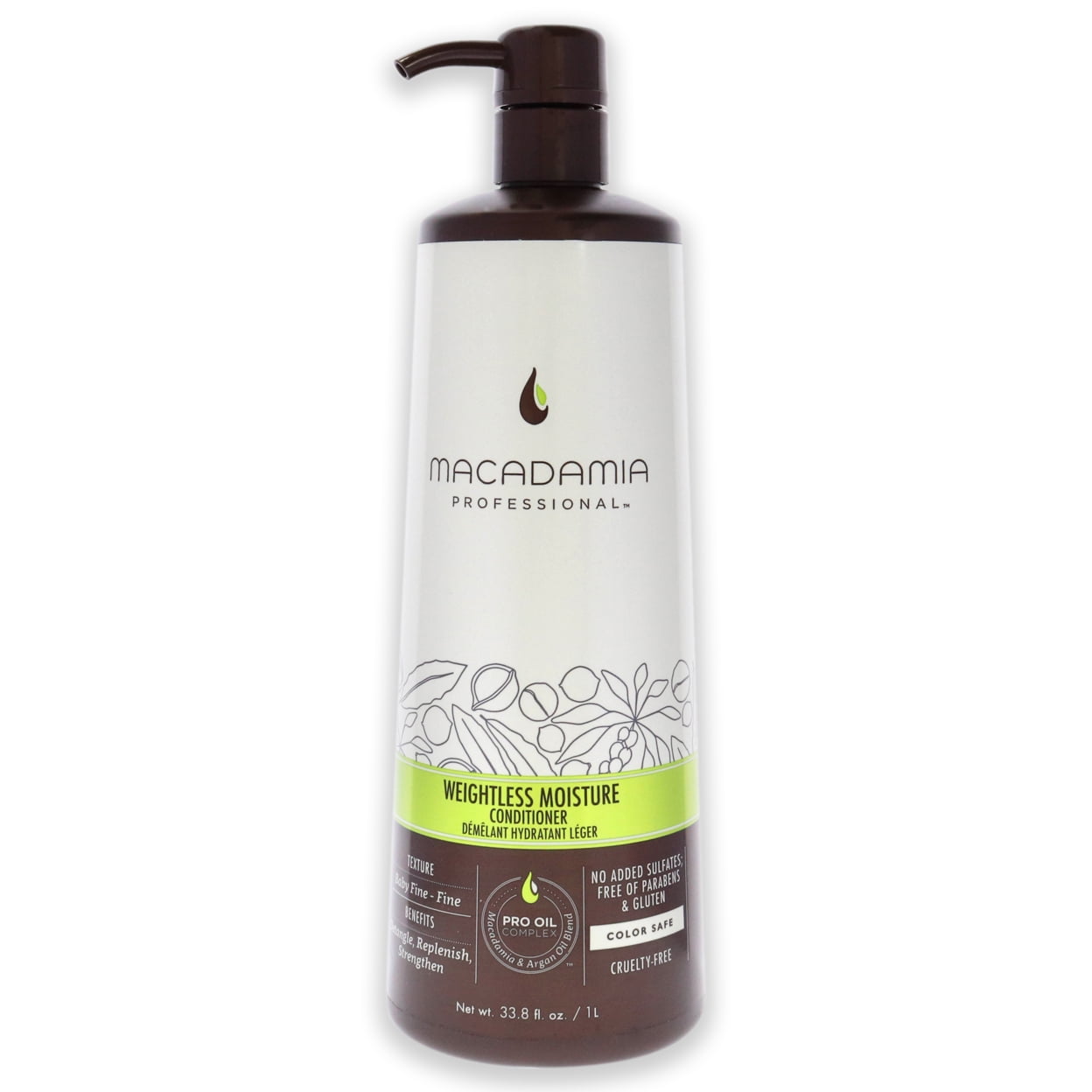 Wightless Moisture Conditioner By Macadamia - 33.8 Oz Conditioner ...