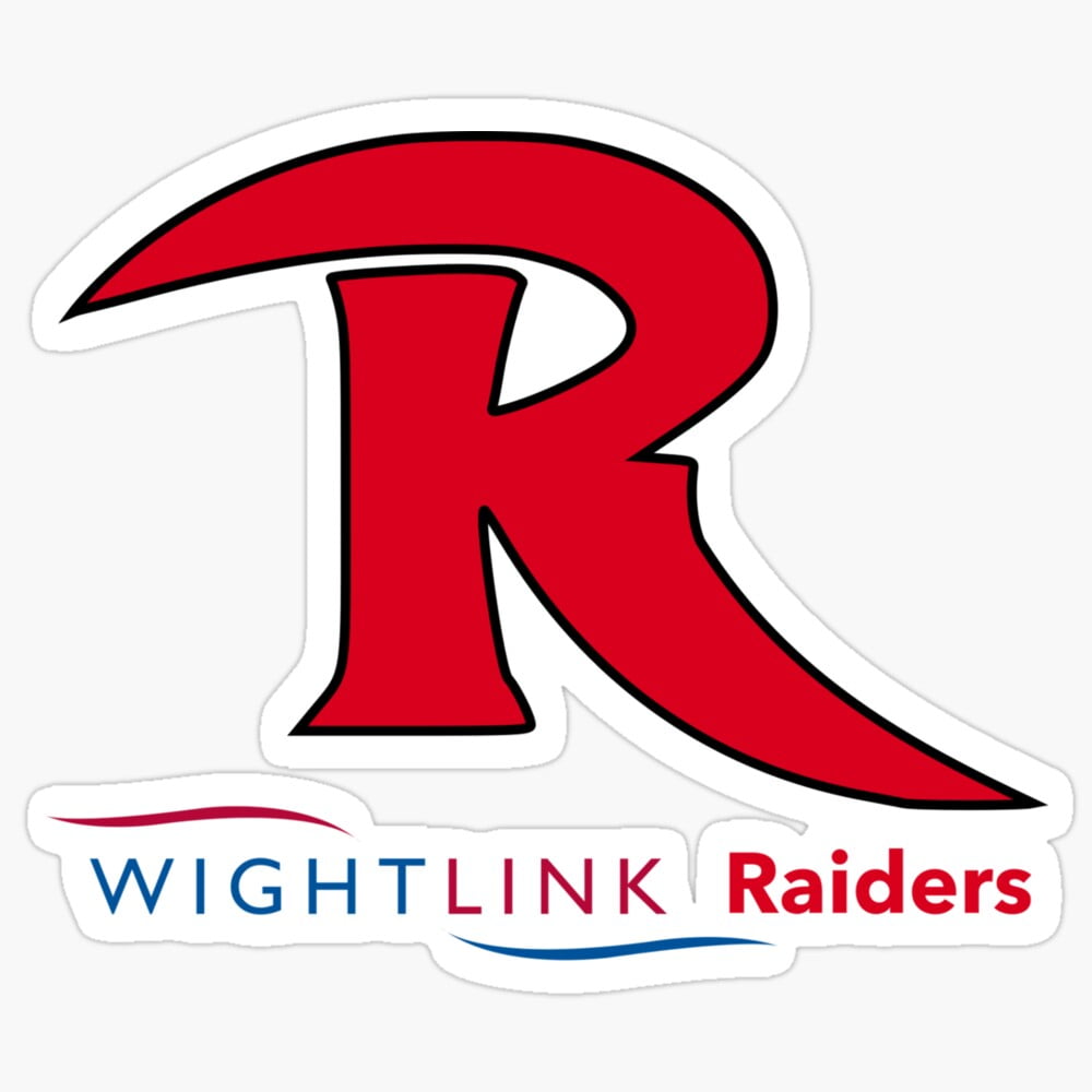 Wightlink Raiders Retro Ice Hockey Team Logo Sticker Phone Decal Water ...