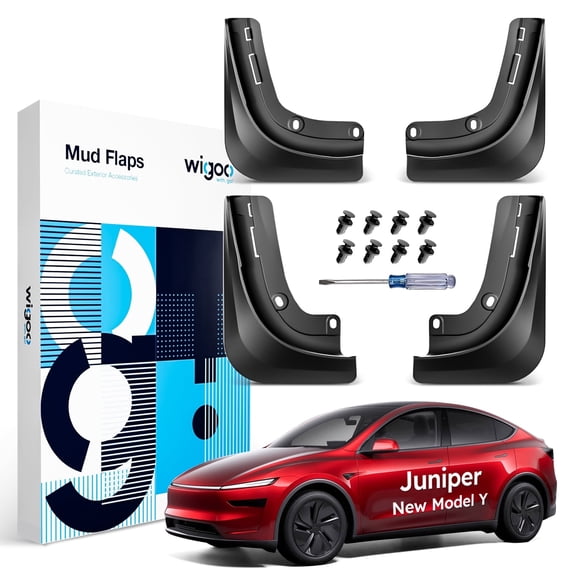 Wigoo 2026 New Tesla Model Y Juniper Accessories Mud Flaps No Drilling ...