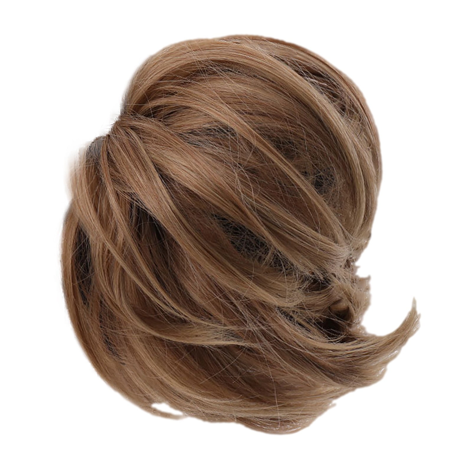 Wigs Clearance Female Hair Bag Ball Head Wig Button Flower Bag Wig ...