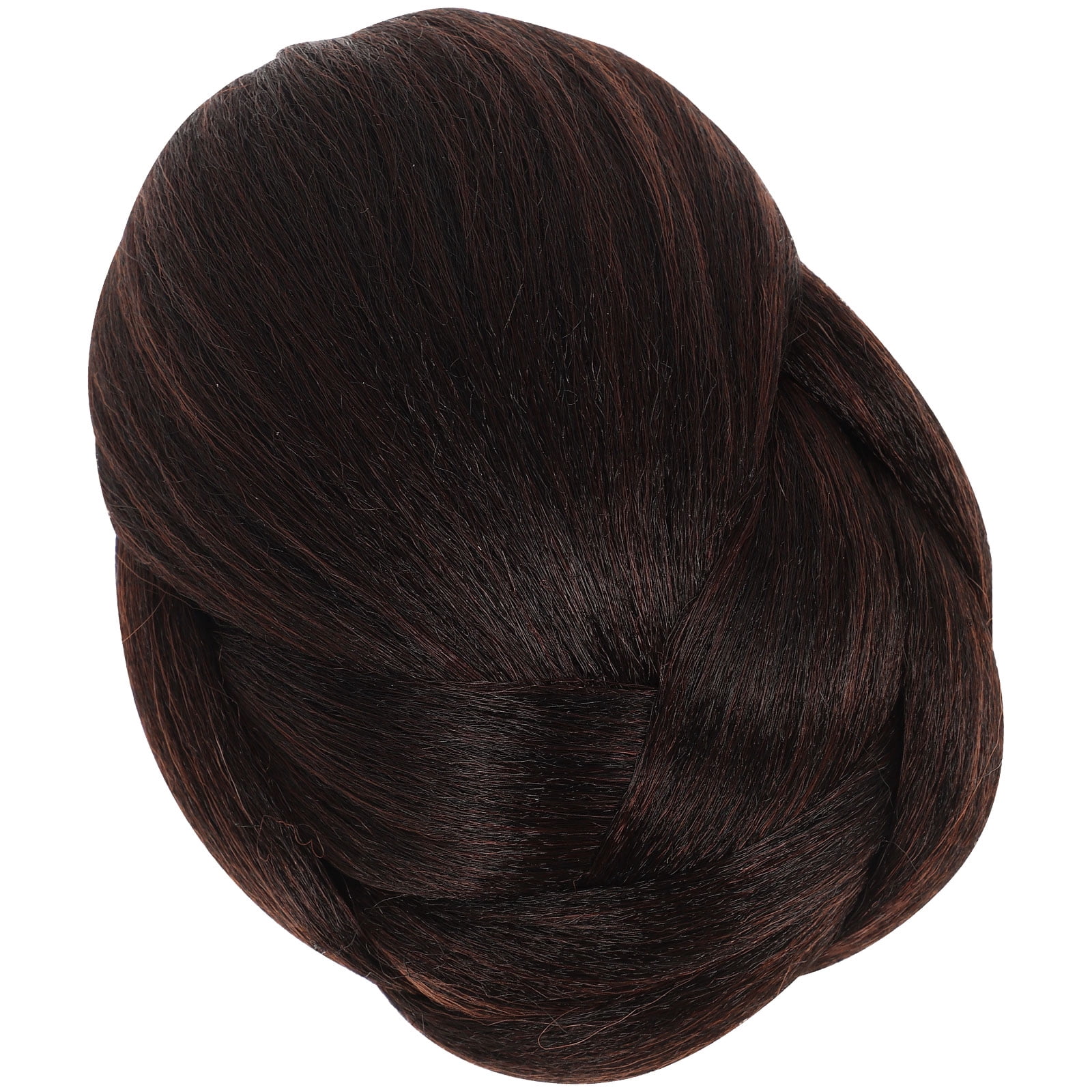 Black Hair Bun Wig for Hair Styling Easy to Use High Temperature for ...