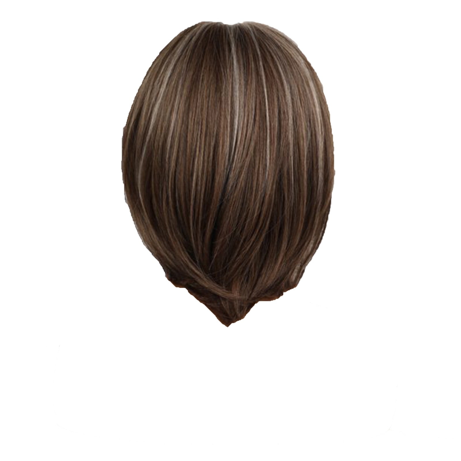 Wigs Human Hair Wigs for Women Hair Wigs Straight With Flat Bangs ...