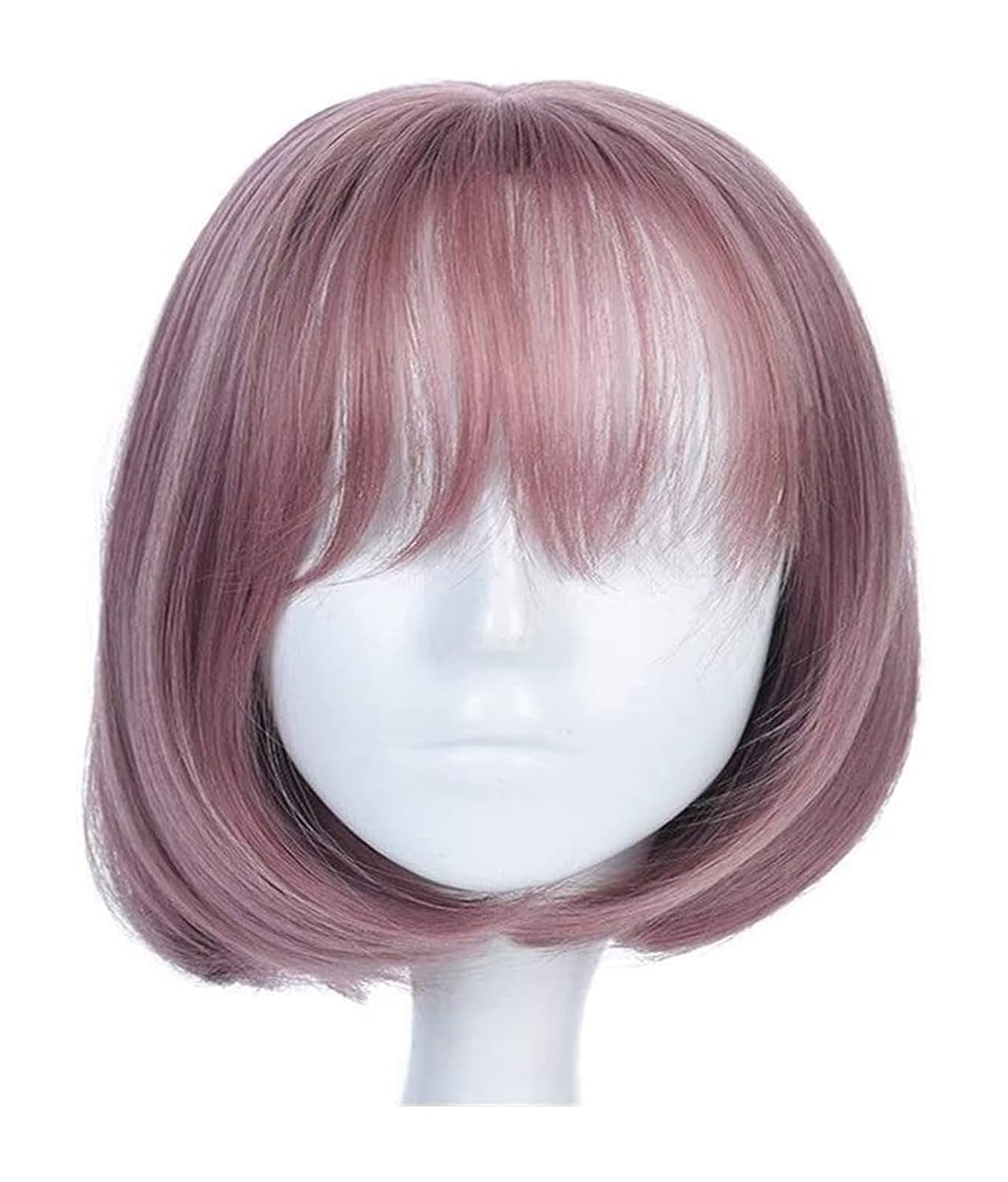 Wigs Human Wigs lace Front Kawaii Wigs Animation Short Straight Wig ...